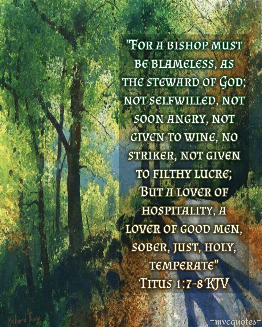 ArtStation - Titus 1:7-8