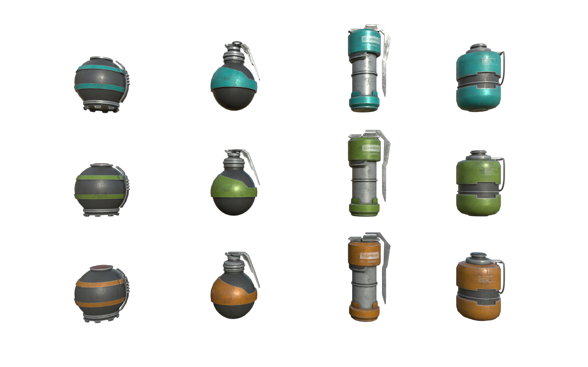 ArtStation - Sci fi Grenades