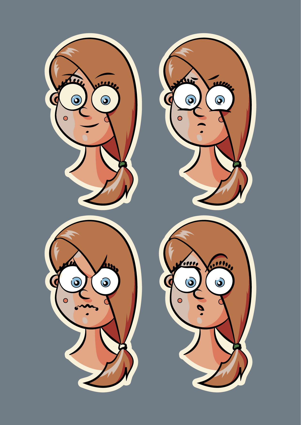 ArtStation - Girl. Emotions