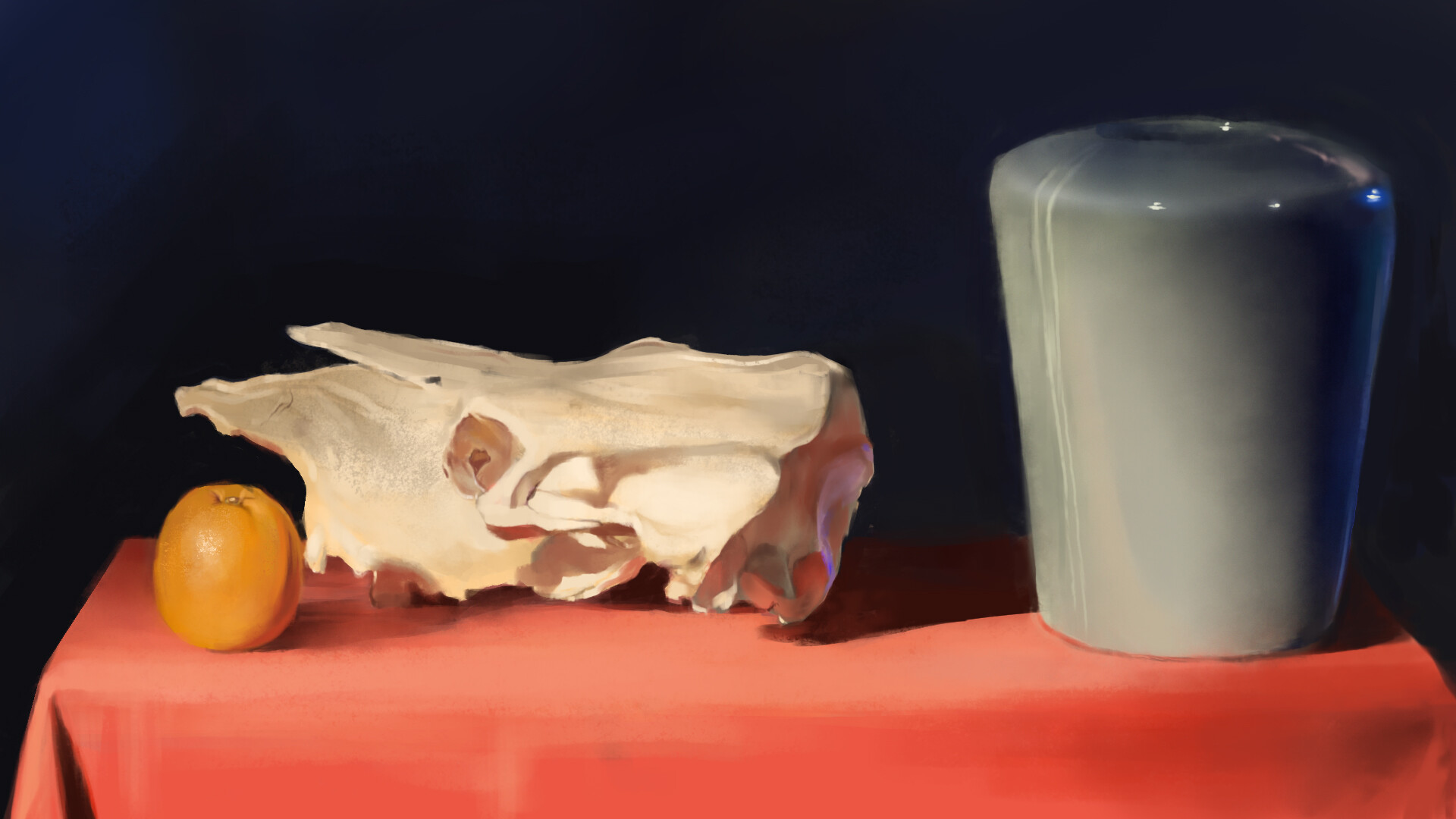 ArtStation - Color Blocking Exercise - still life drawing in drawing② class