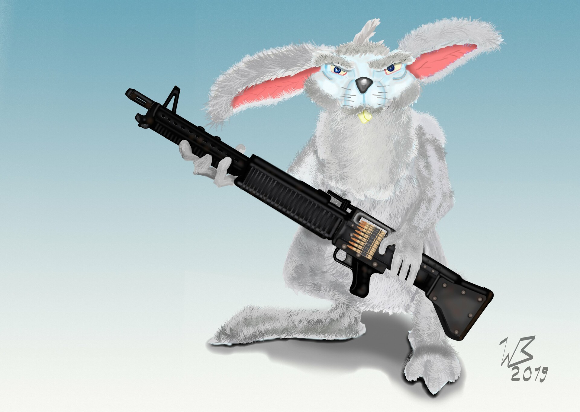 ArtStation - Angry Rabbit