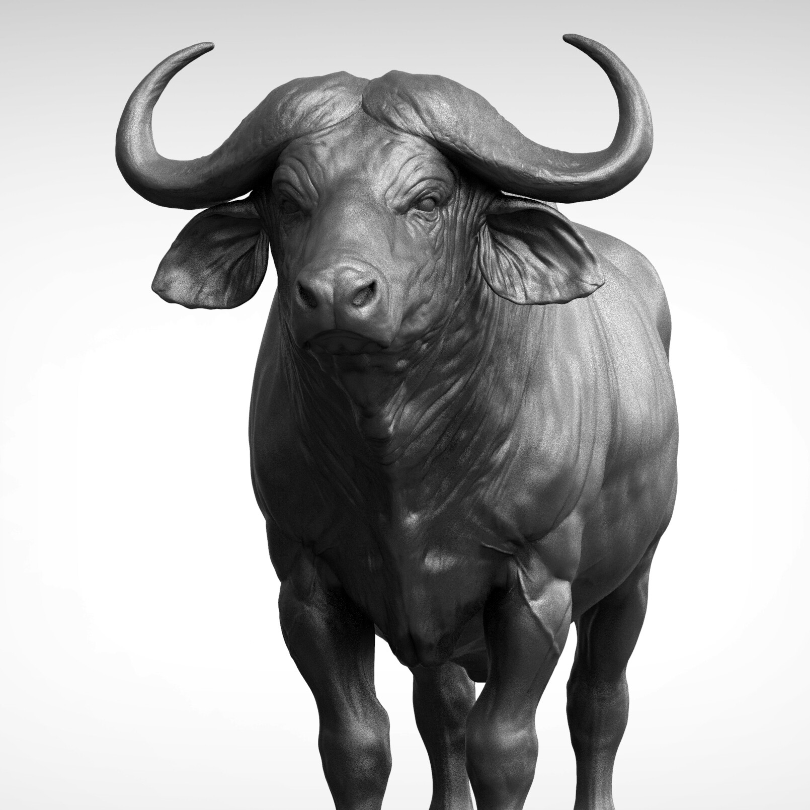 ArtStation - African buffalo