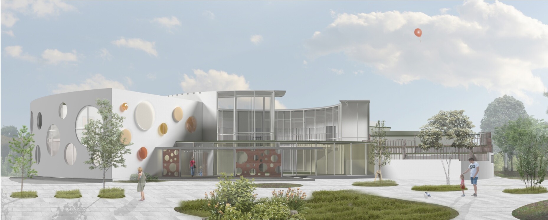 ArtStation - Kindergarten on a steel frame