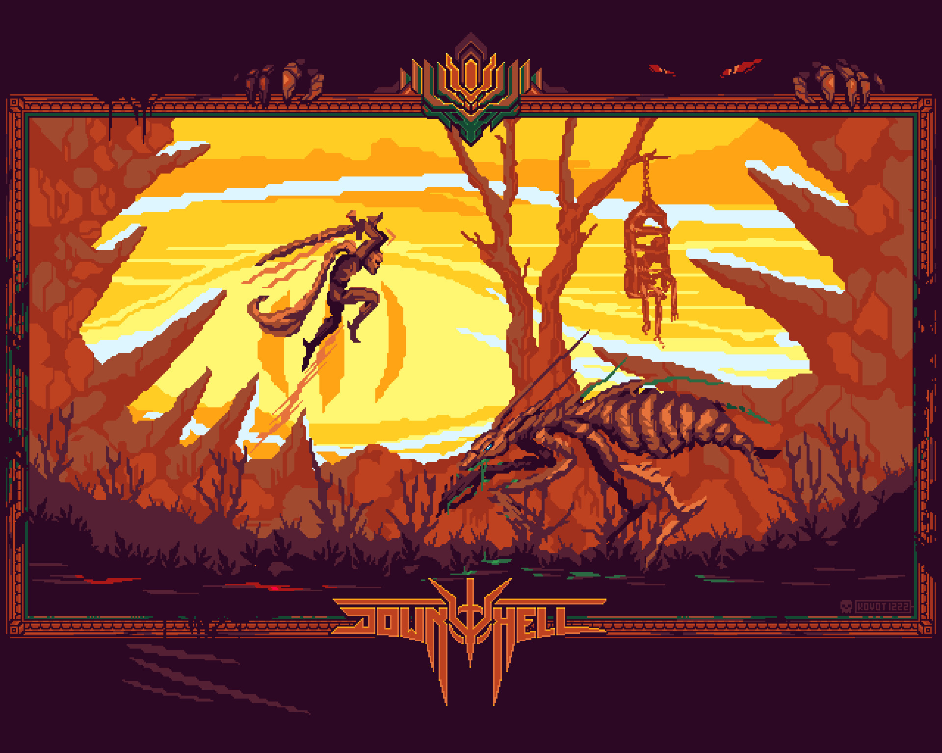 ArtStation - Down to Hell - Fanart