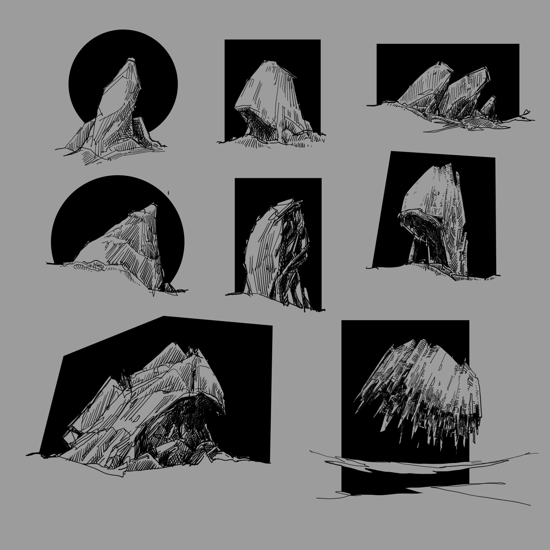 ArtStation - Shape studies