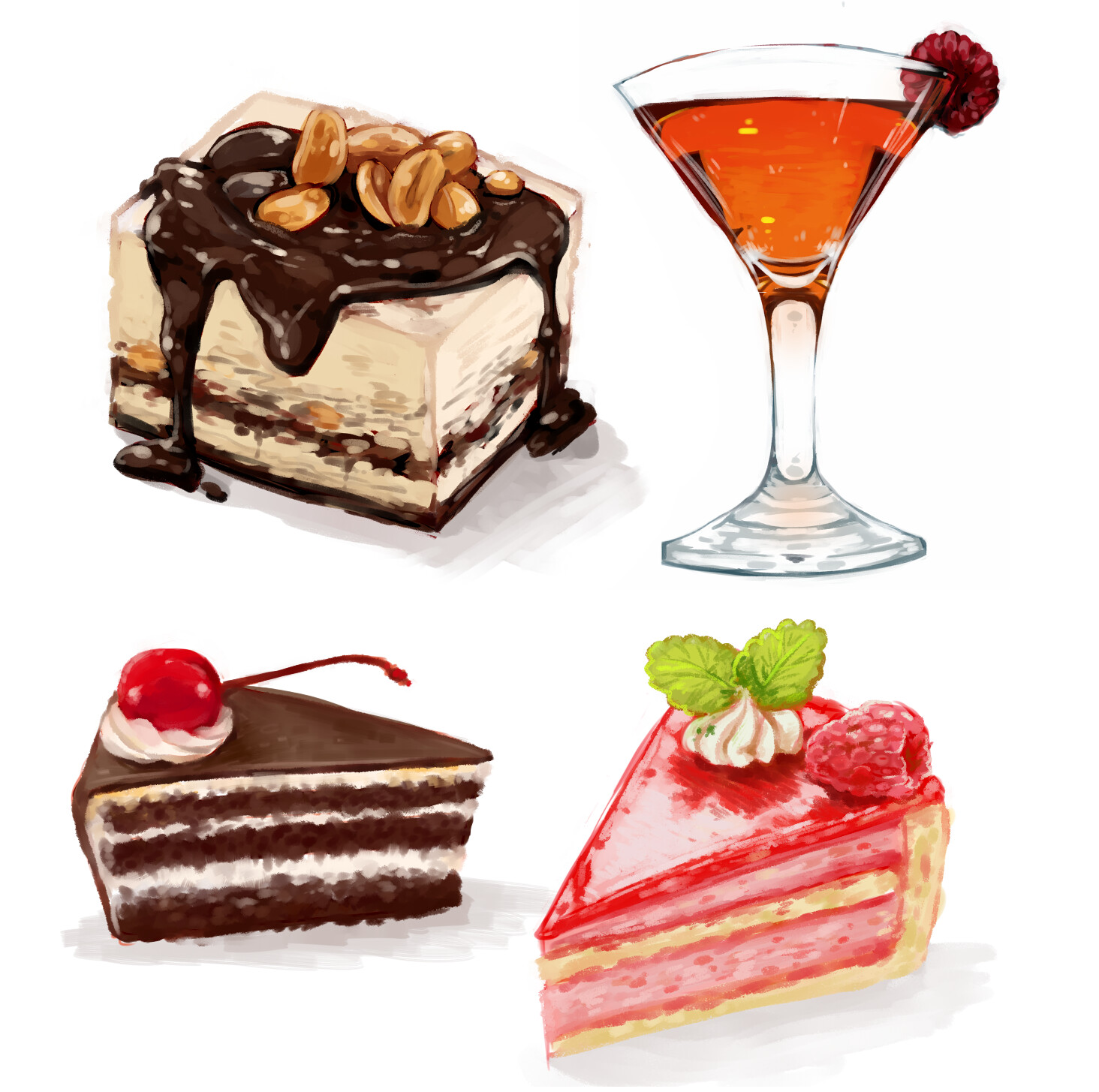 ArtStation - desserts.