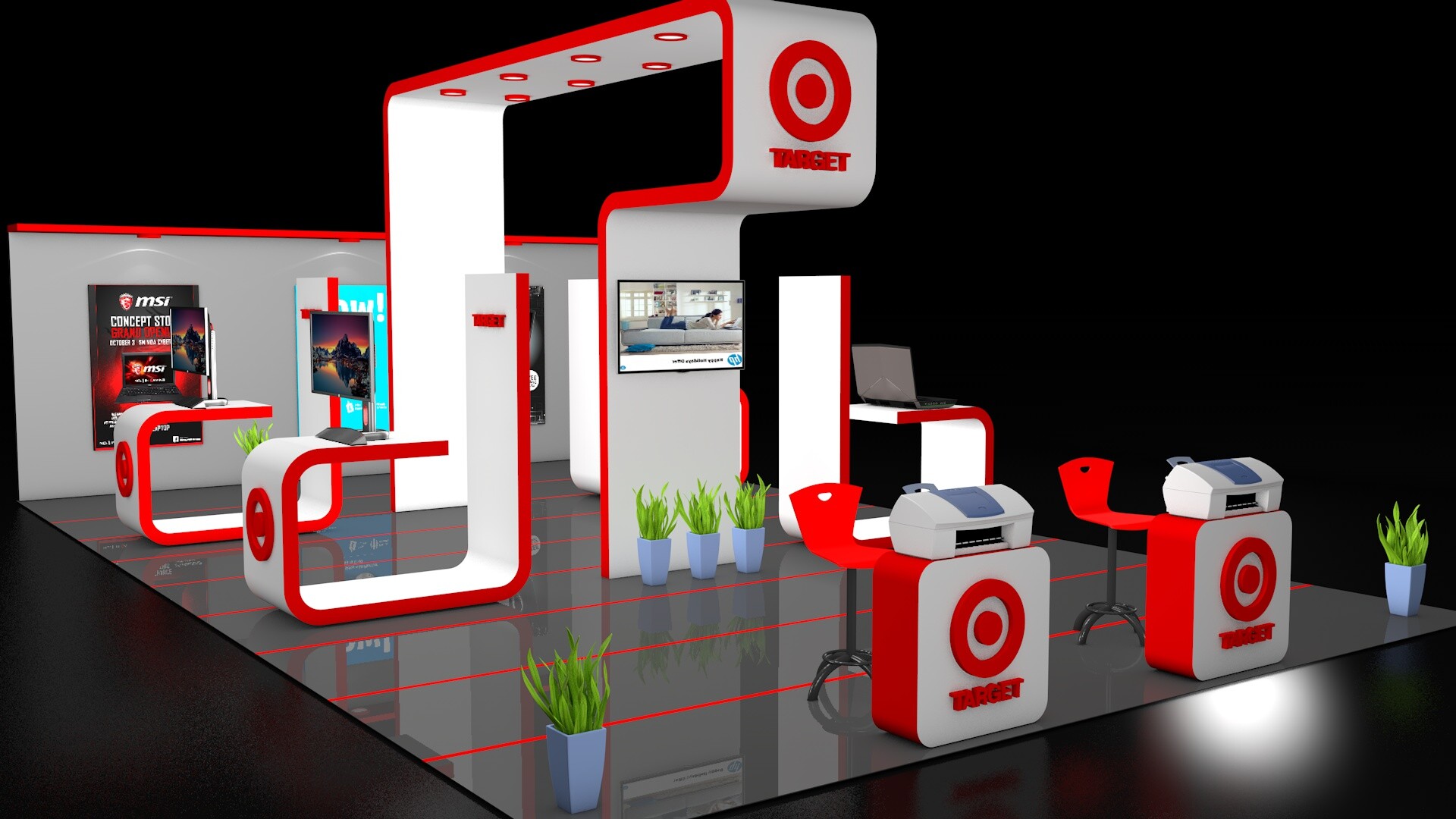 ArtStation - Target Exhibition Stand