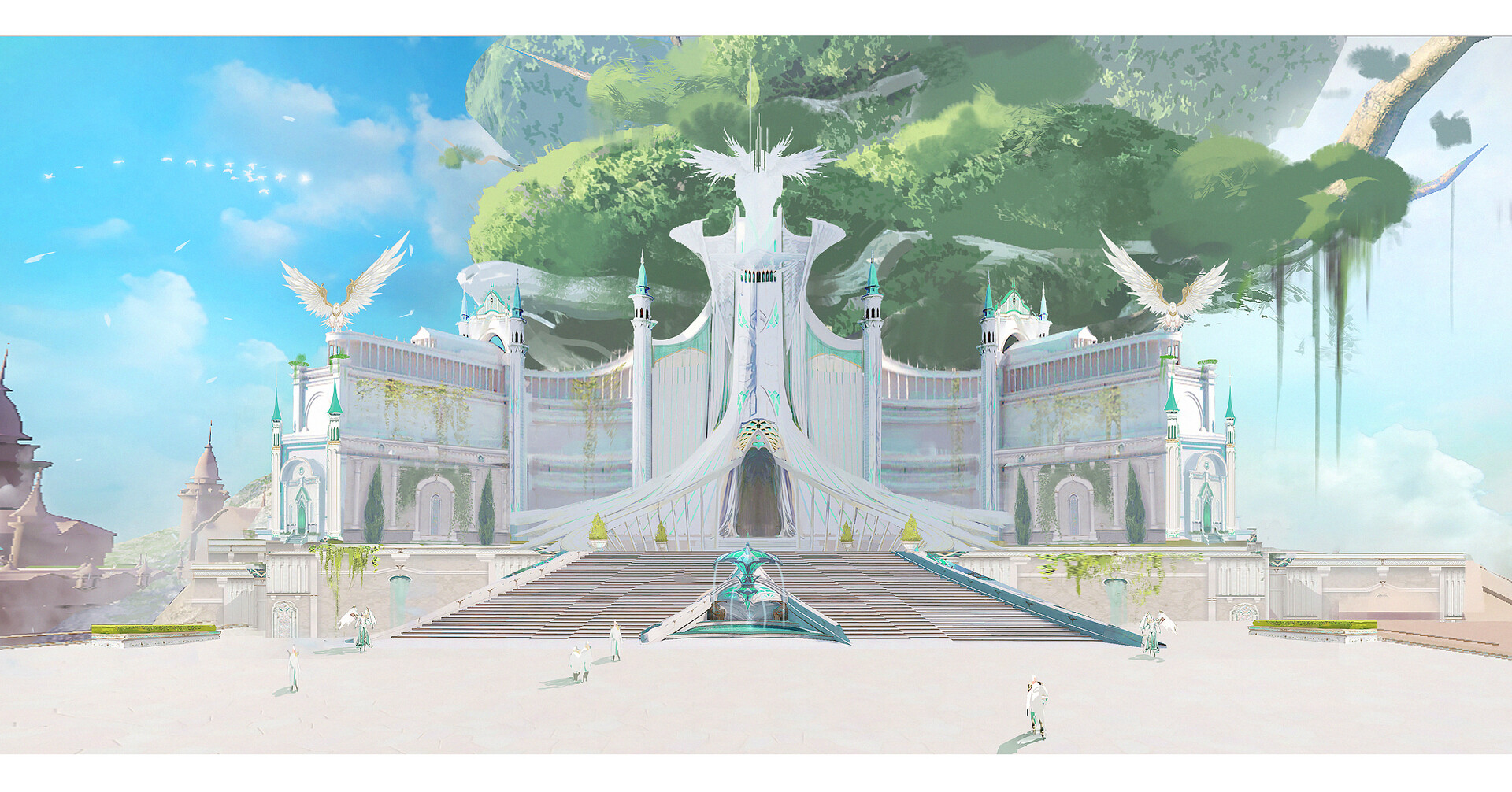 ArtStation - Tree based city--"tianyu"