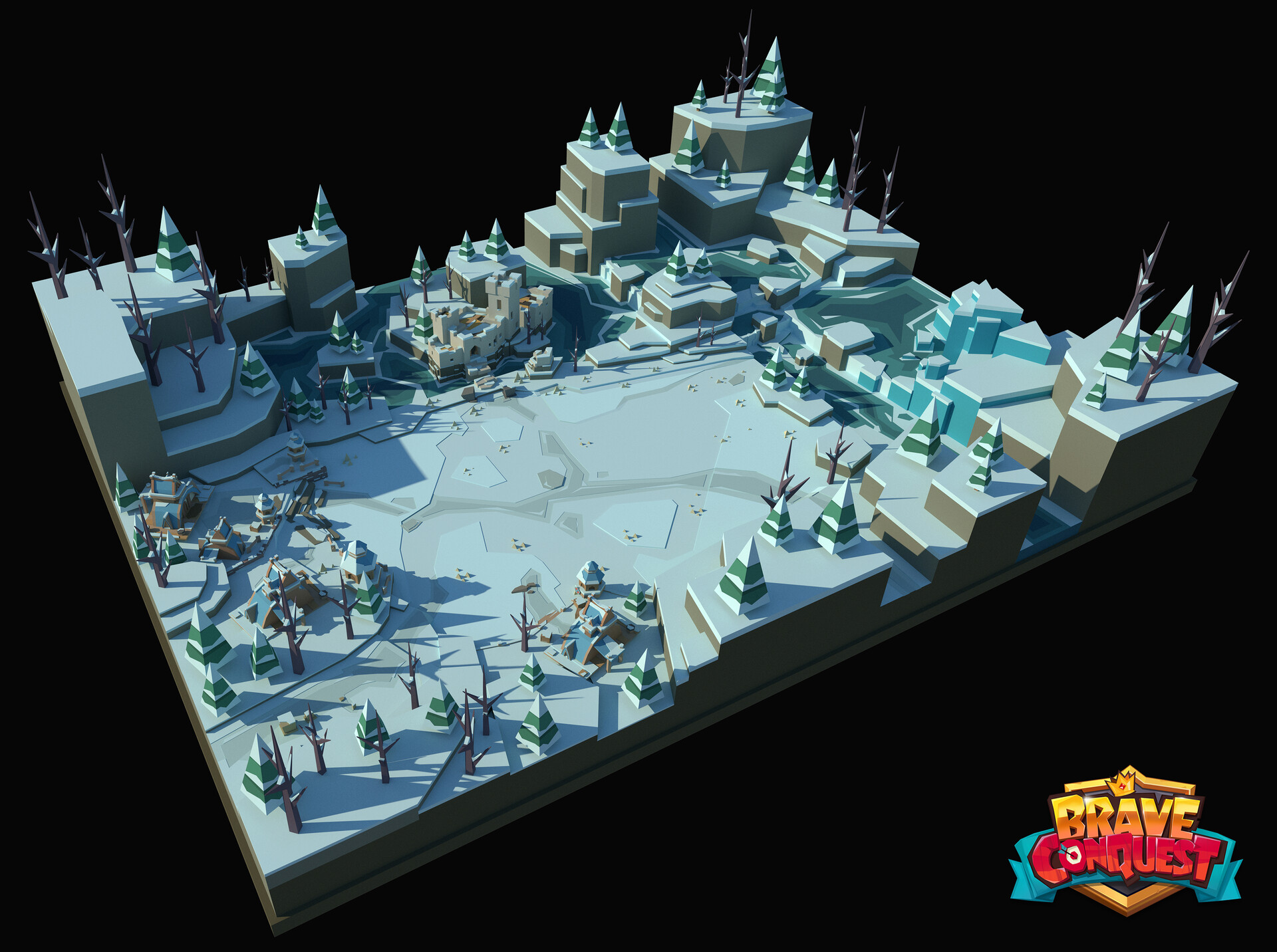 ArtStation - 雪地战斗场景设计