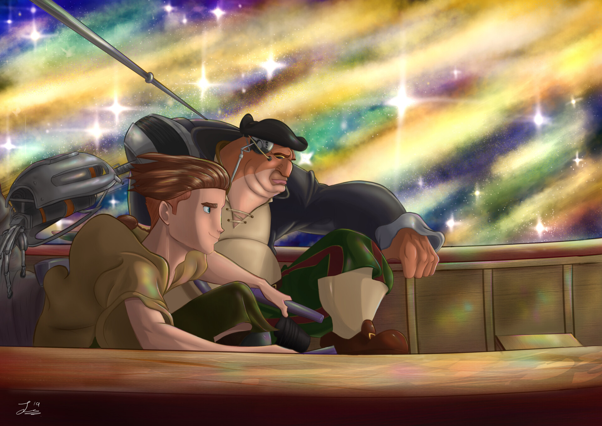 ArtStation - Jim & Silver Illustration