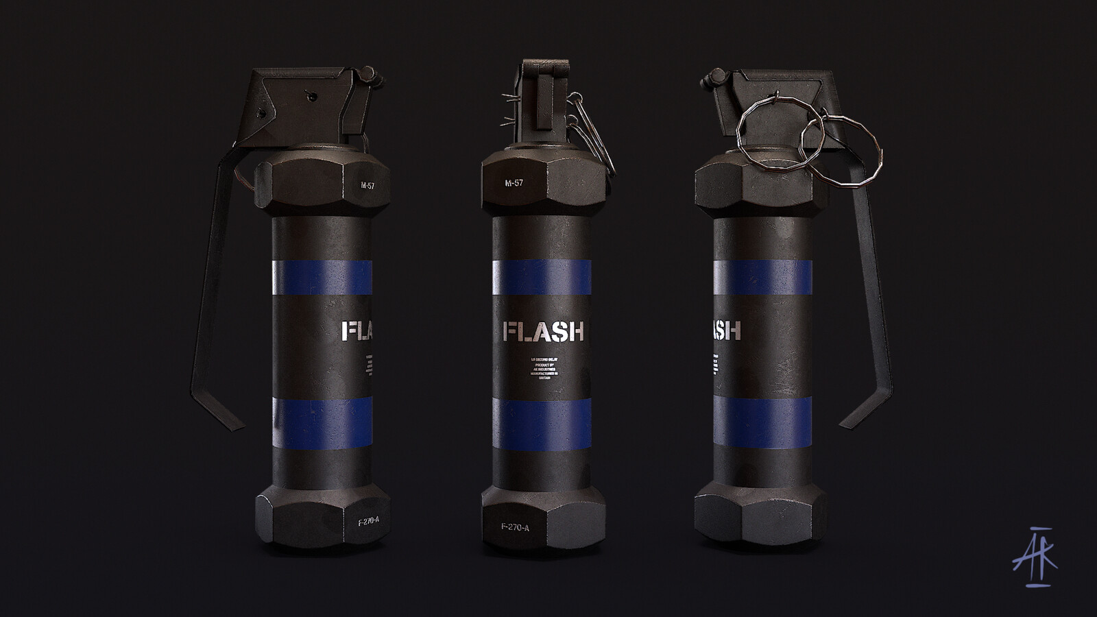 Andrew King - Flash Grenade - RE2 Remake