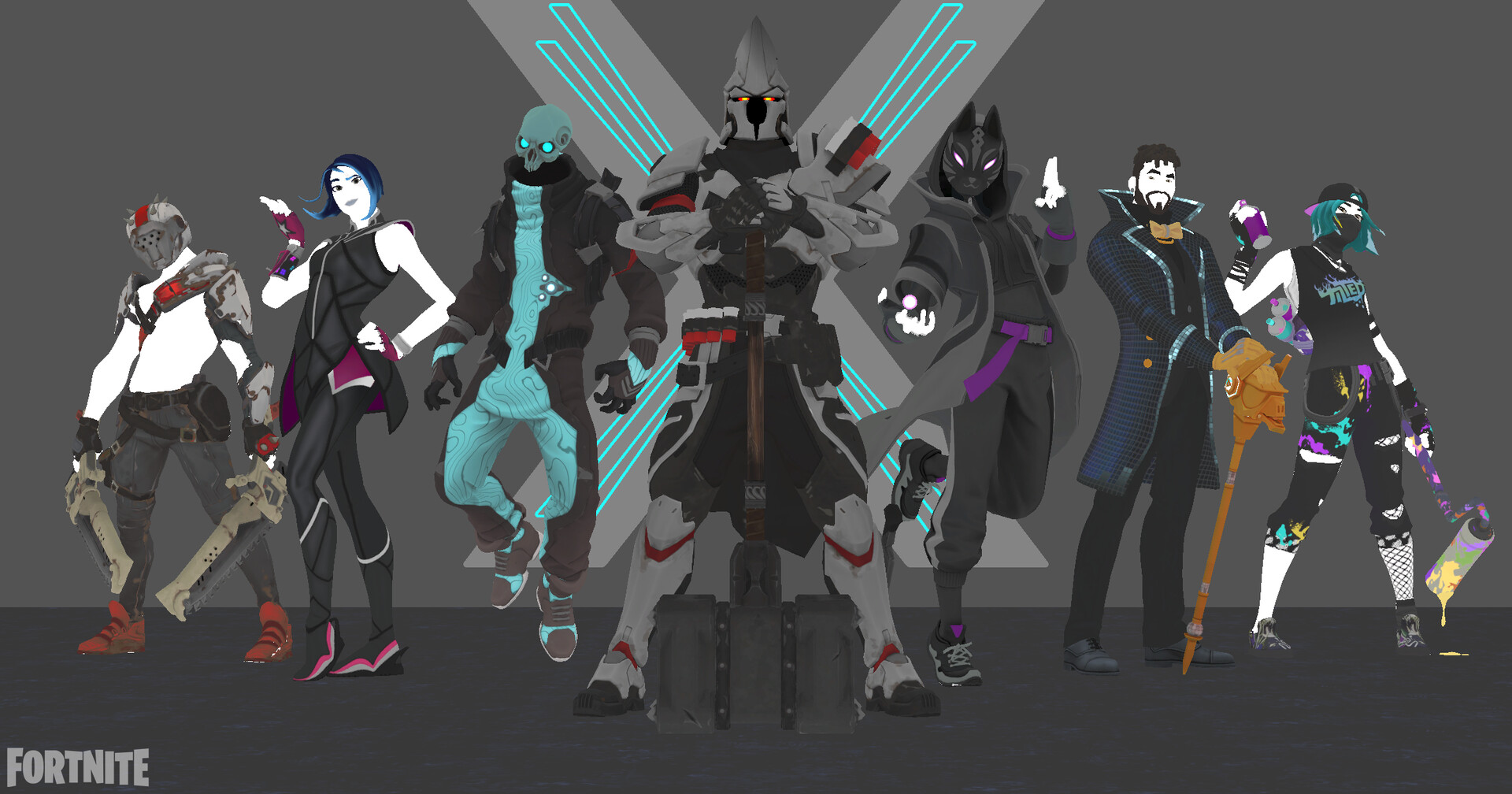 Jonathan Criner - Fortnite | Key Art - Season X