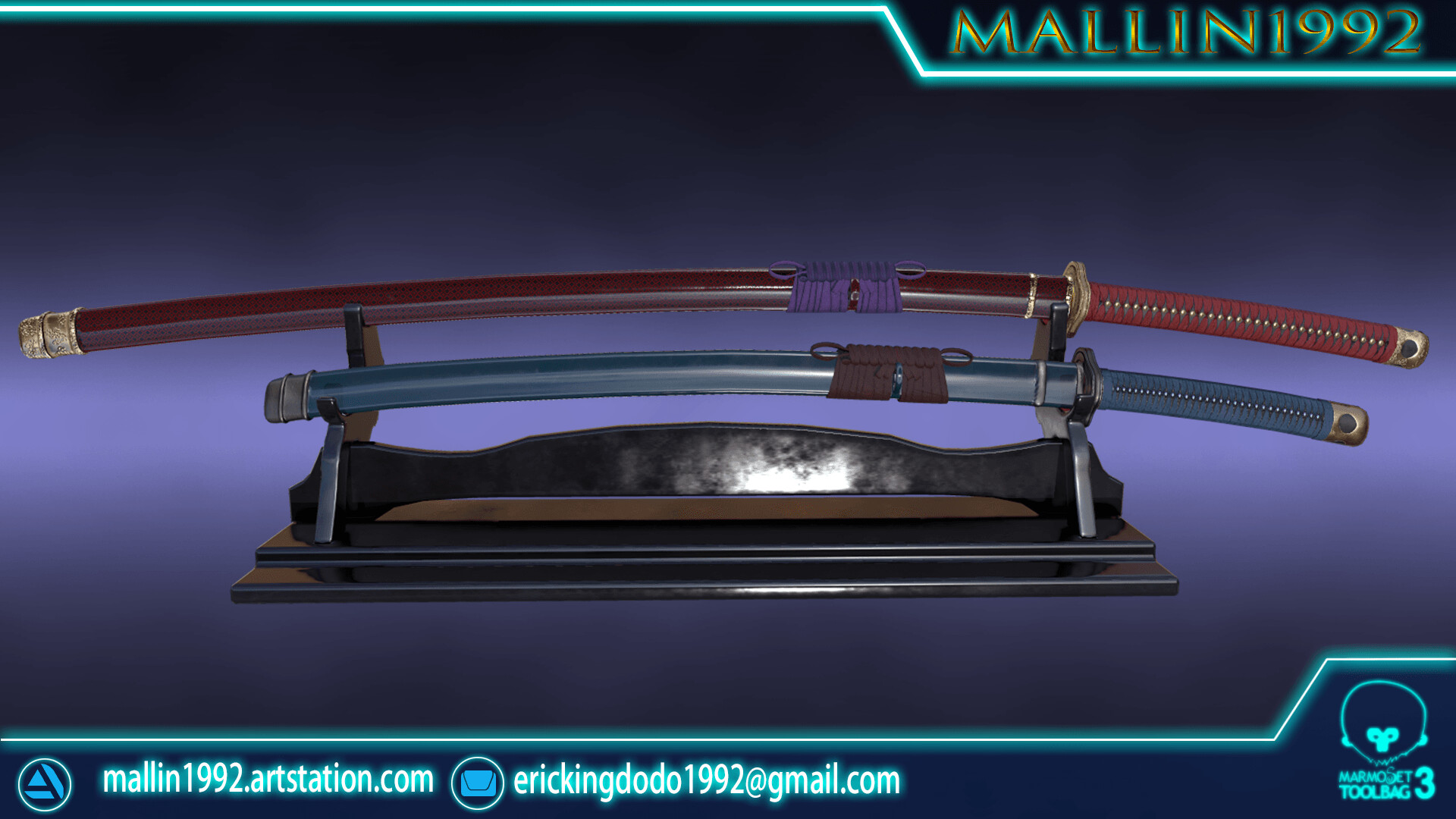 ArtStation - Tachi and Uchigatana Pratice