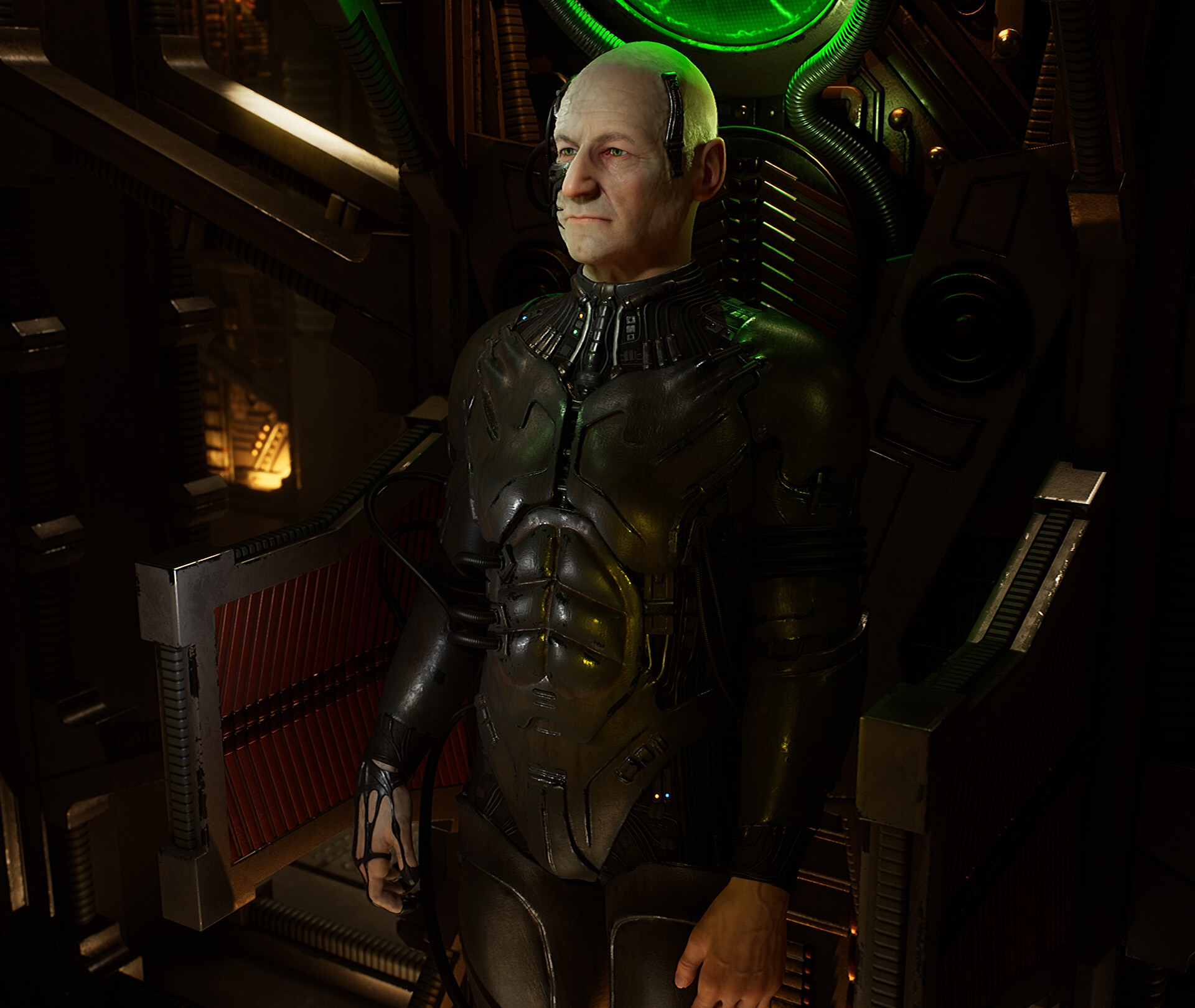 Gabriel Dreher - Locutus of Borg | Real Time Character