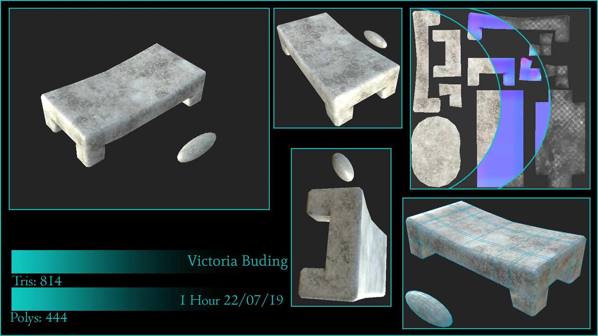 ArtStation - 3D Modeled & Textured Ancient Mayan Mulder & Pestle