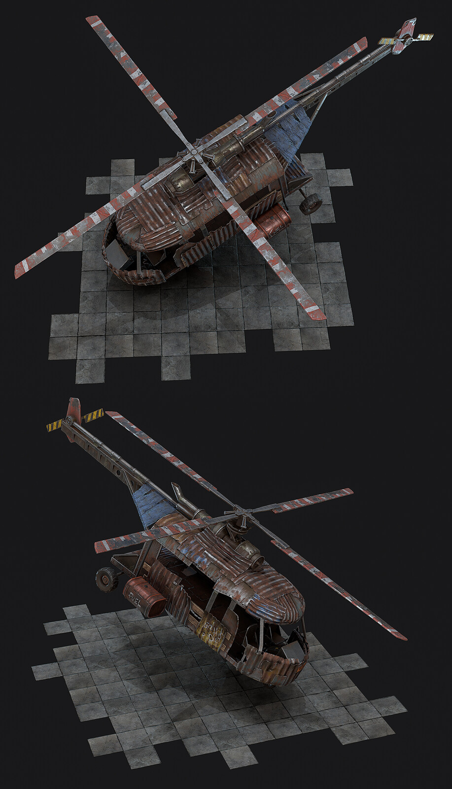 Thomas Butters - Scrap Heli Carrier - Rust
