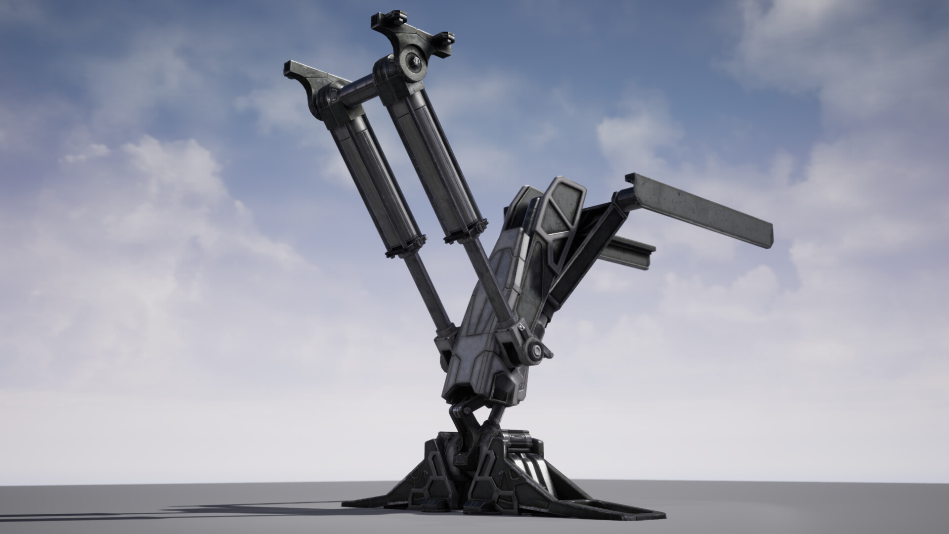 ArtStation - Spaceship Landing Gear