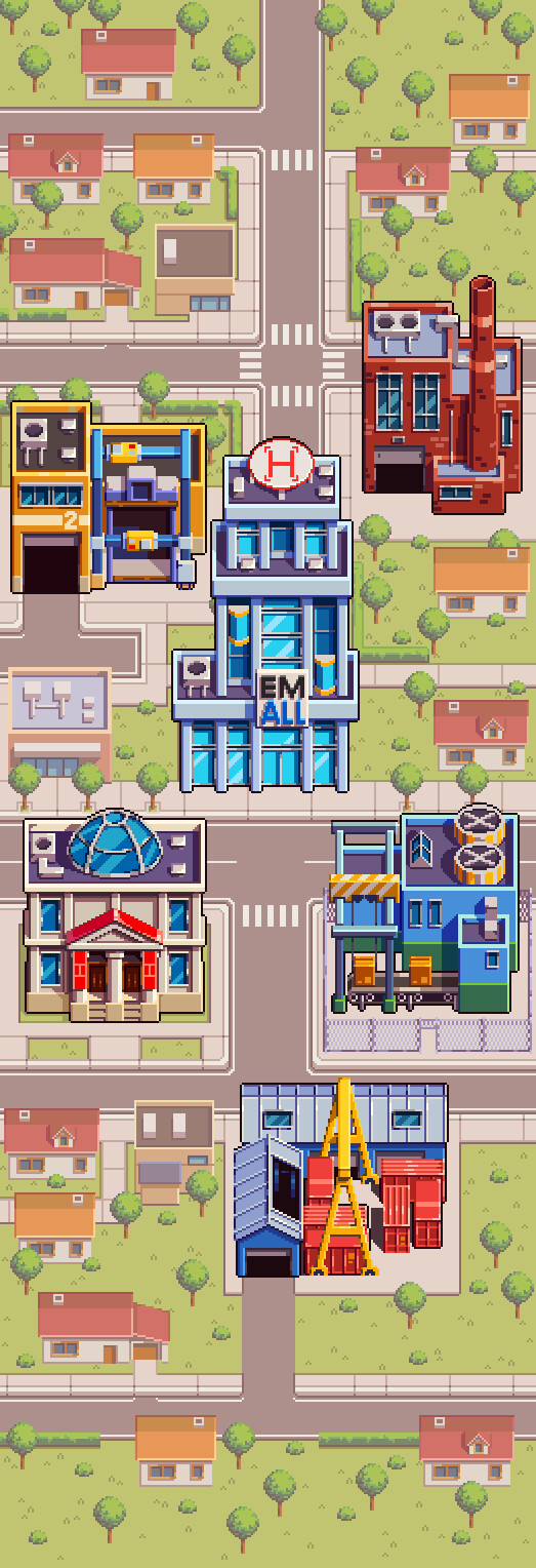 ArtStation - City map for the game