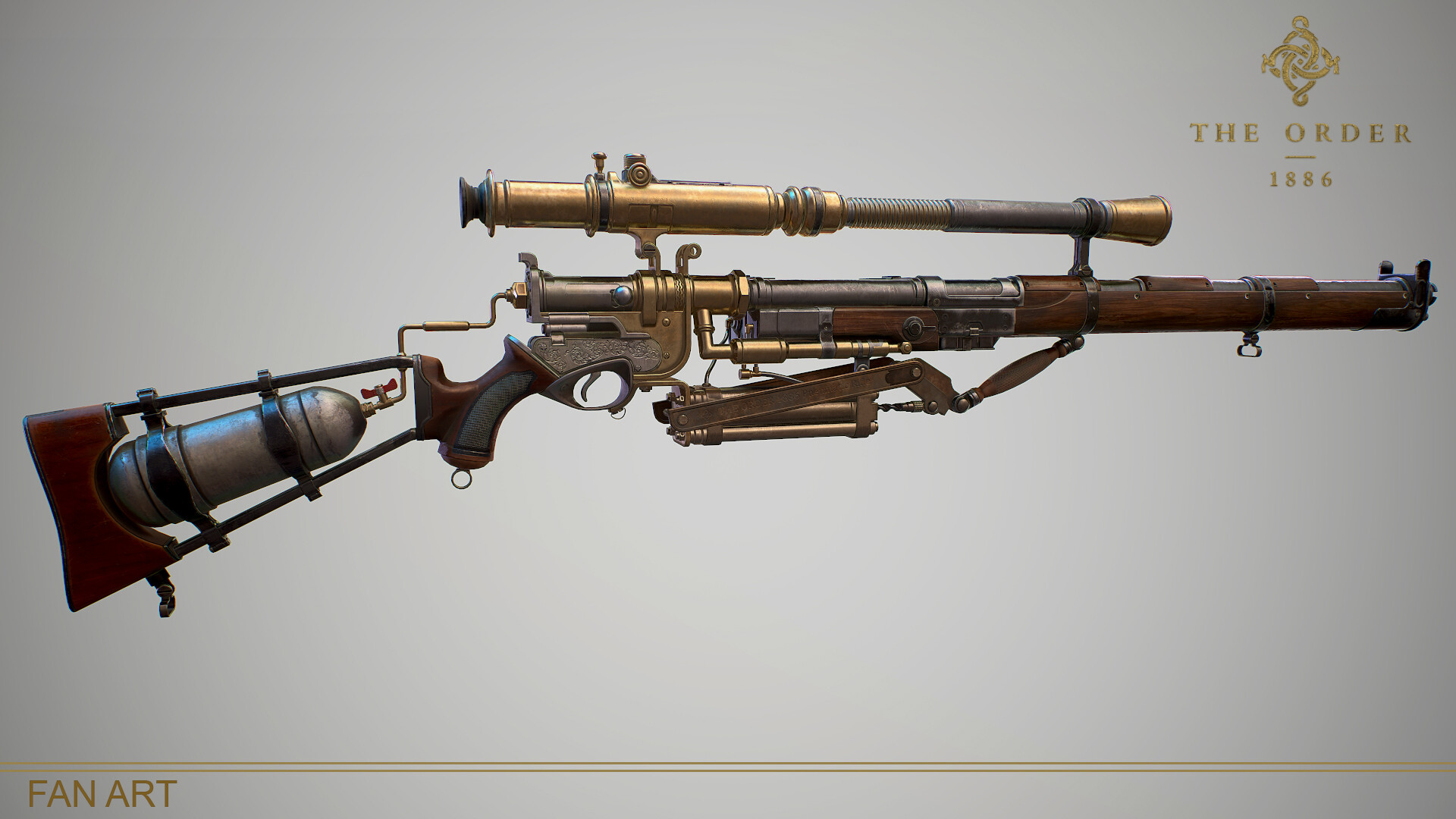 Brijesh Yadav - The Order 1886 : Pneumatic Rifle (FanArt)