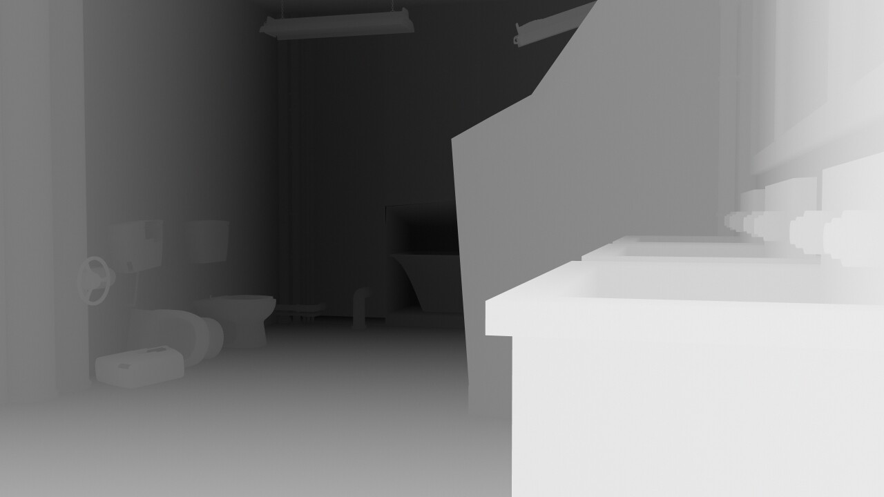 Gerardo Mata - Scene of the movie "saw" at night using ambient occlusion