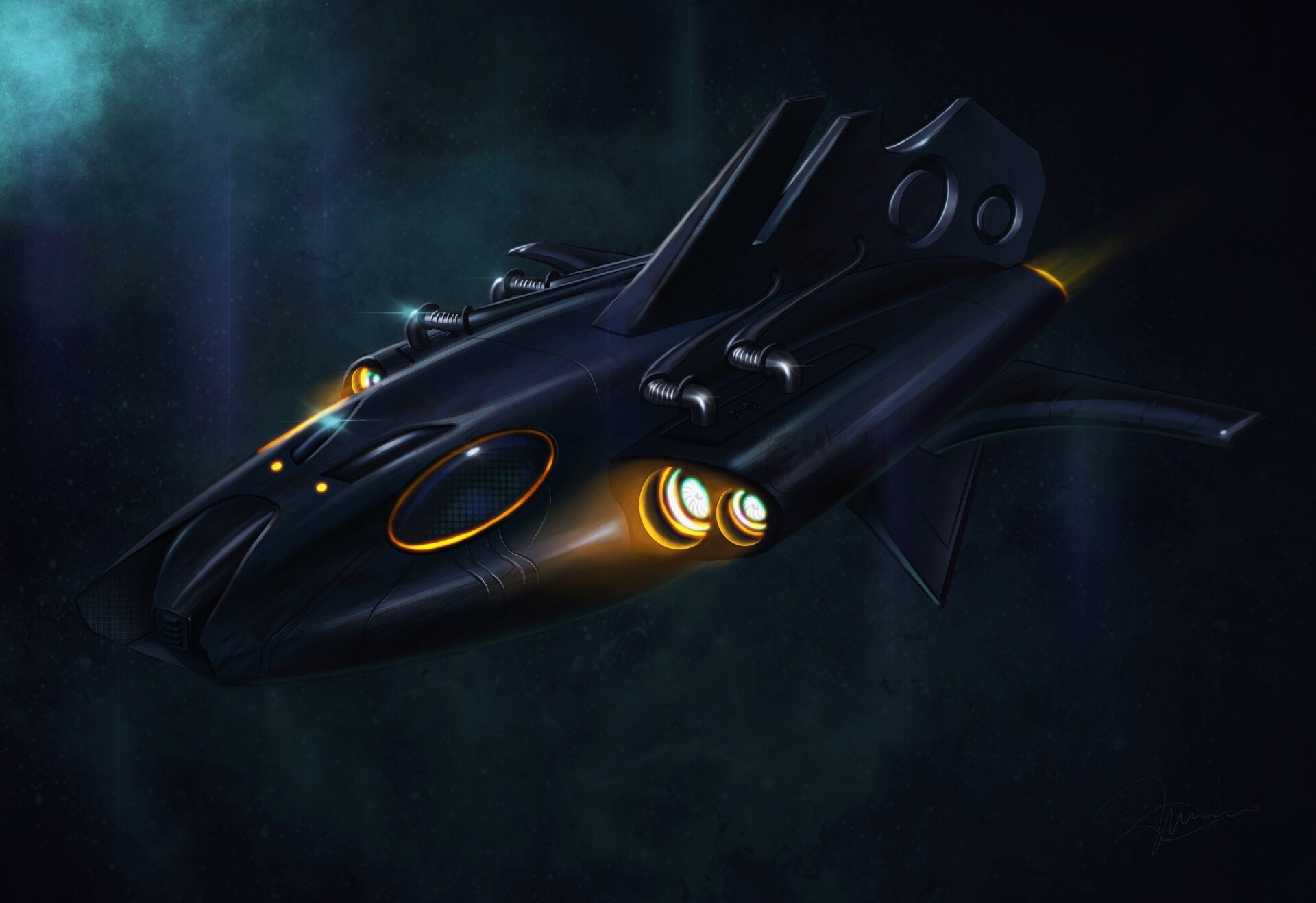 ArtStation - Spacecraft Concept