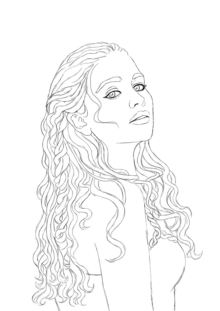 game of thrones coloring pages khaleesi