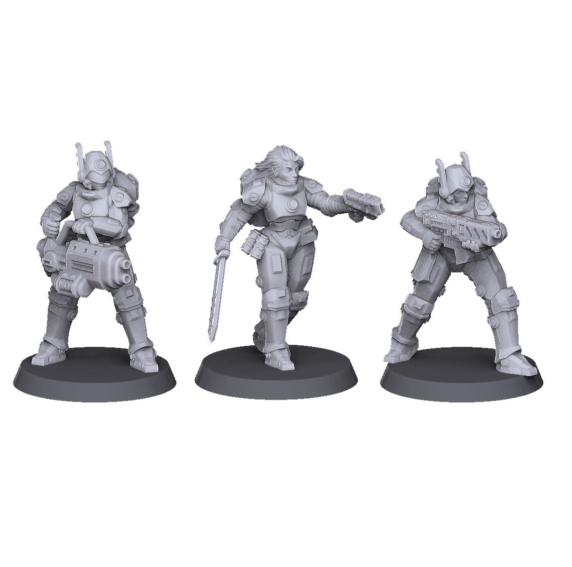 ArtStation - Valkiries 3d tabletop miniature