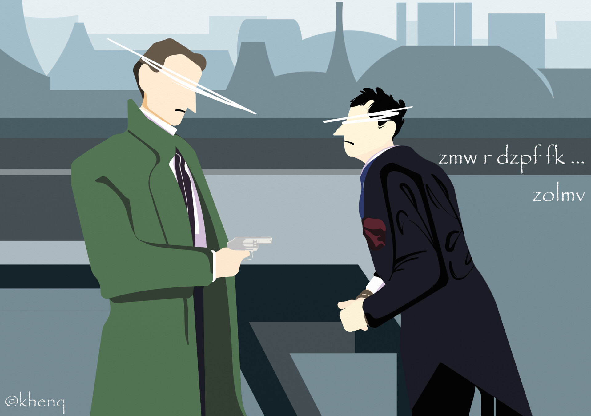 ArtStation - Edward Nygma and Oswald Cobblepot, Gotham