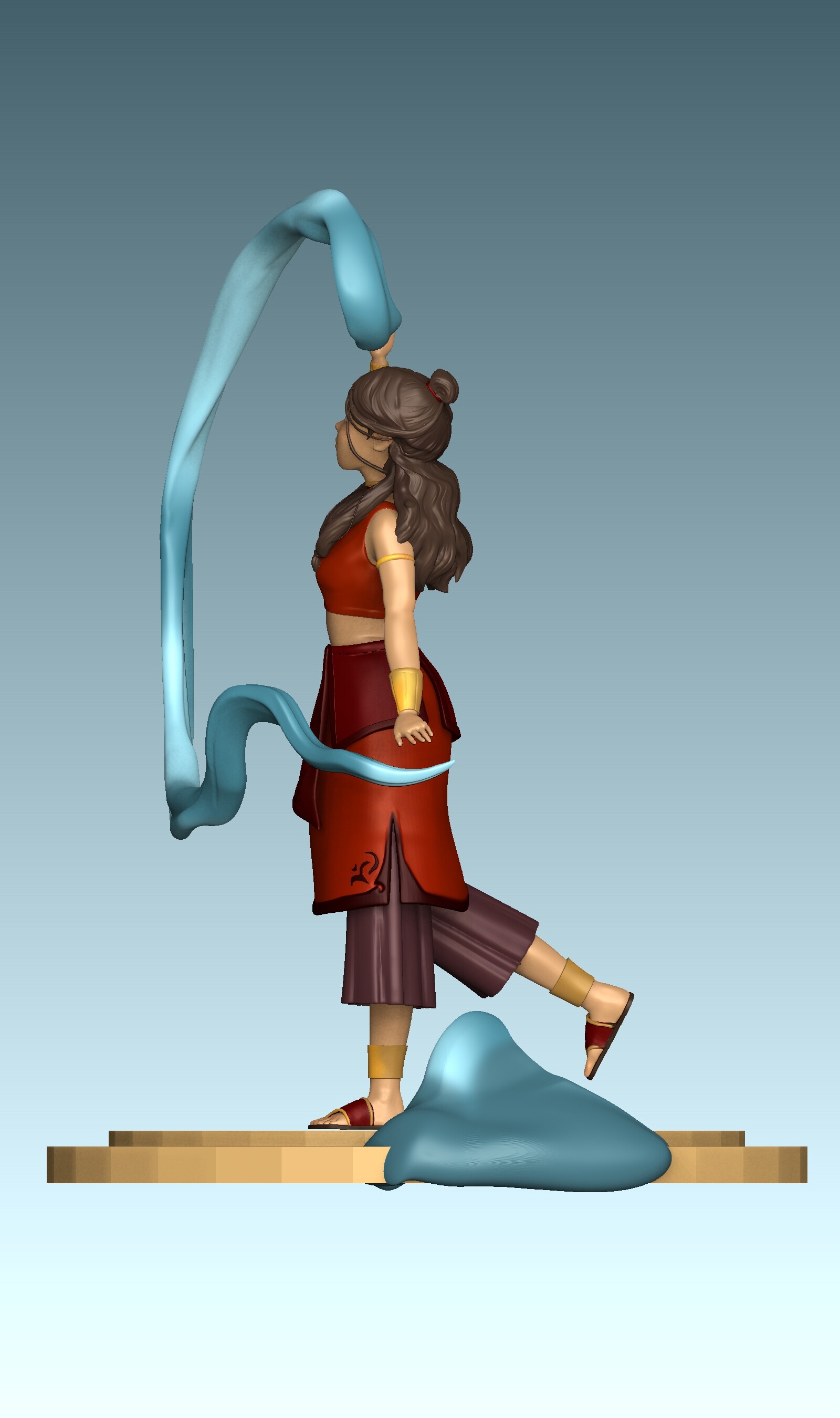 Grace Kwok - Katara Full Body 3D Model
