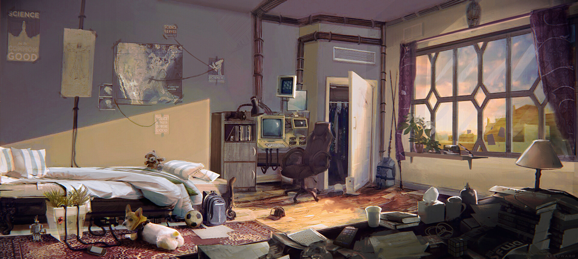 ArtStation - Bedroom - Interior