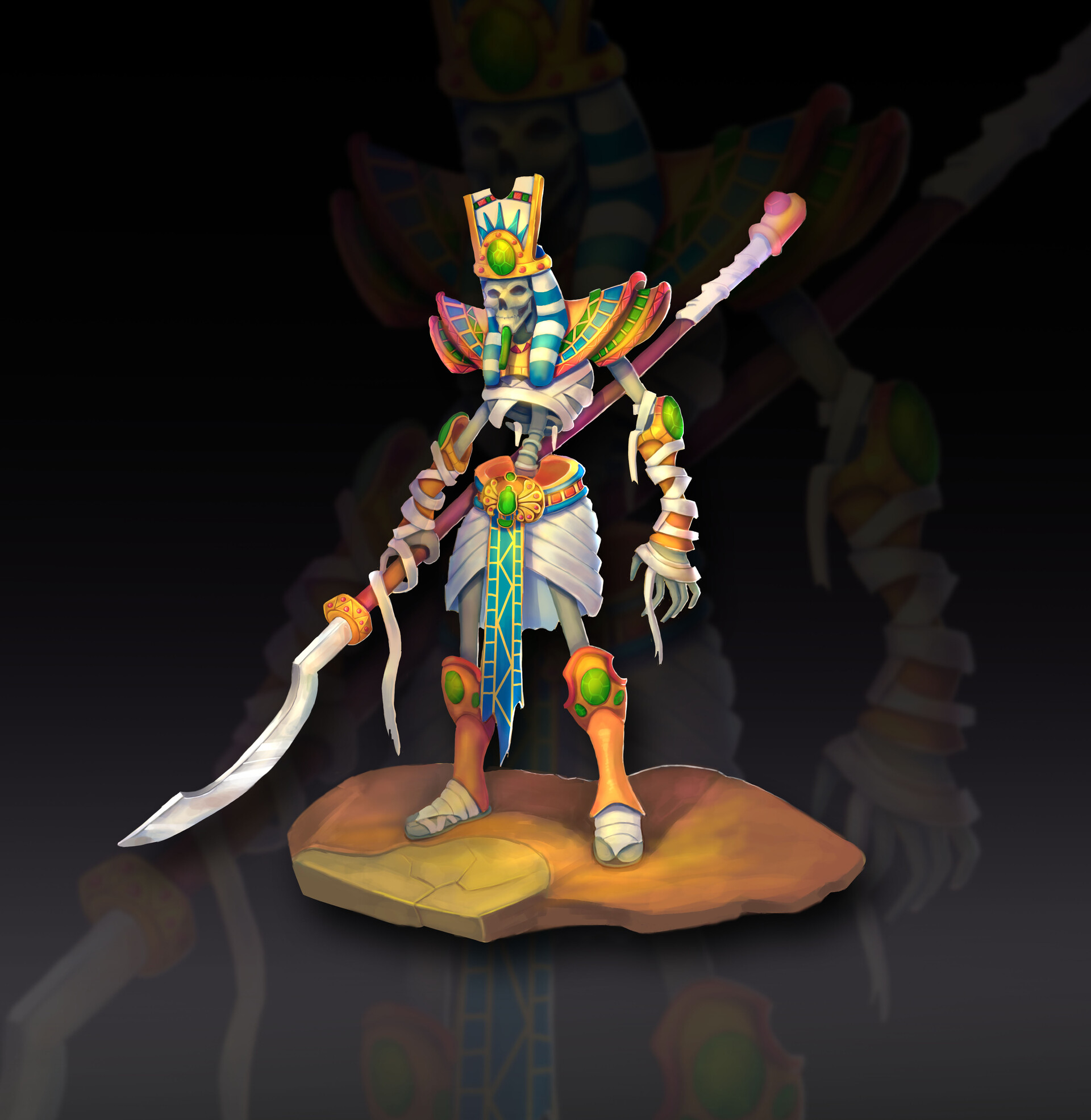 ArtStation - King of Skeleton