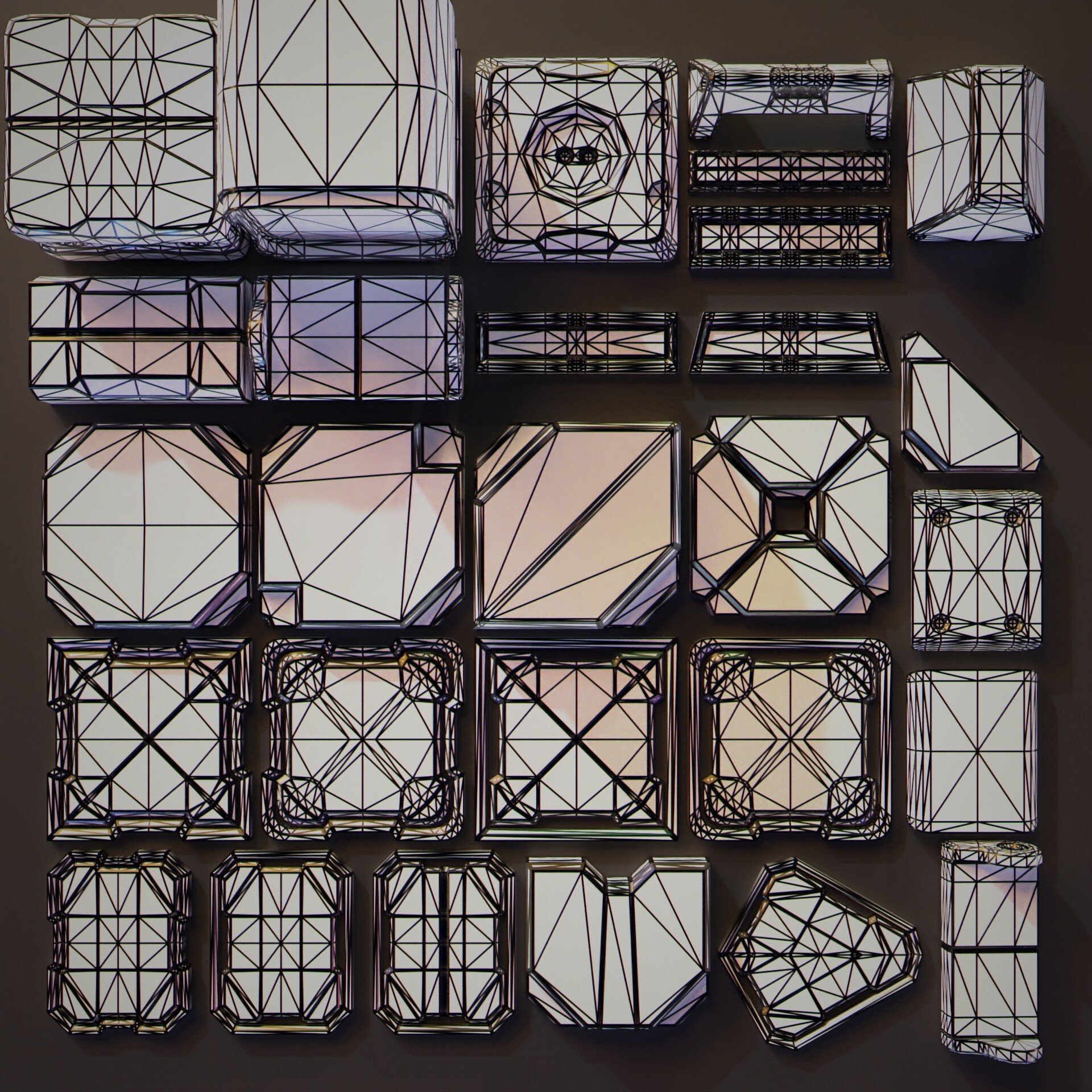 Onur Oktay - Hard Surface Kitbash 02 - Subdiv-Ready