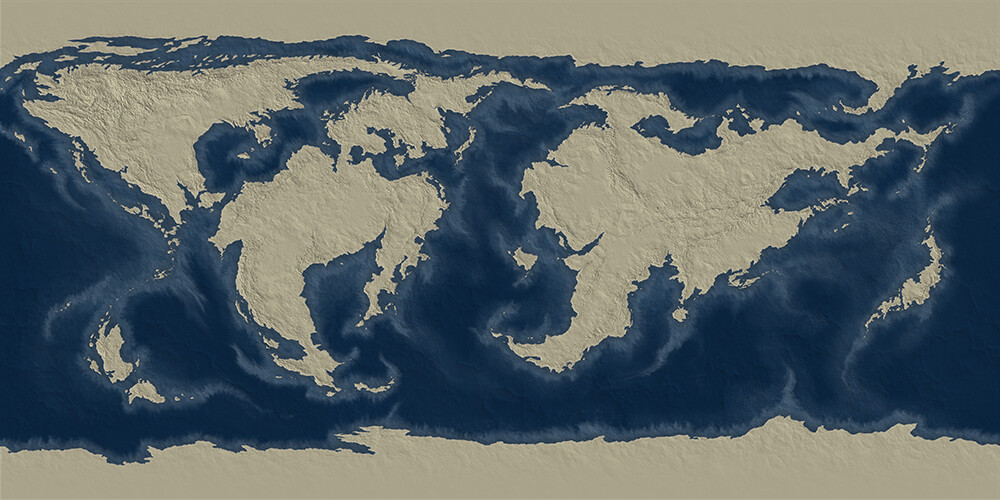 Reversed World Map