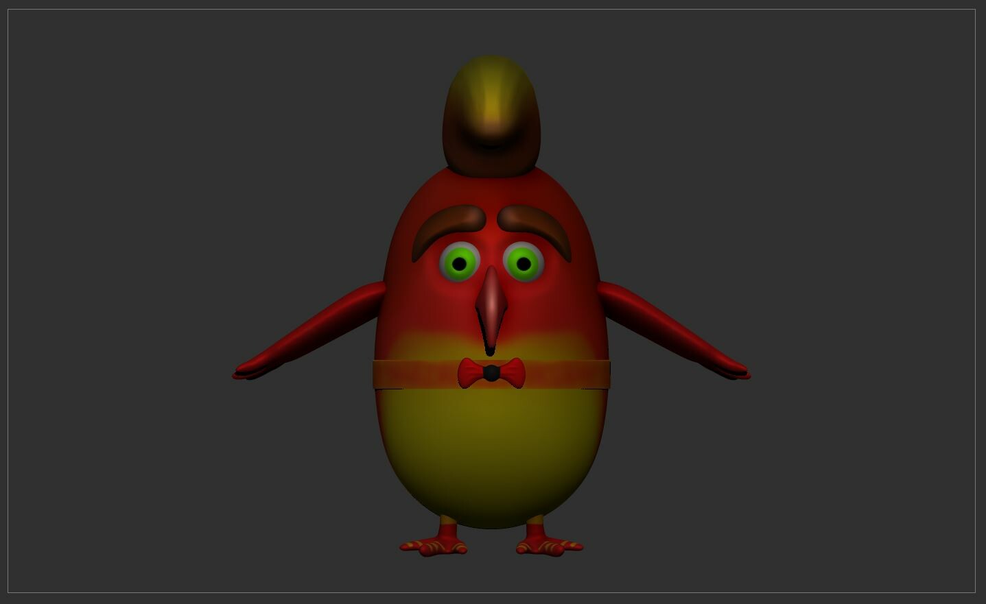 Fat Orange Angry Bird