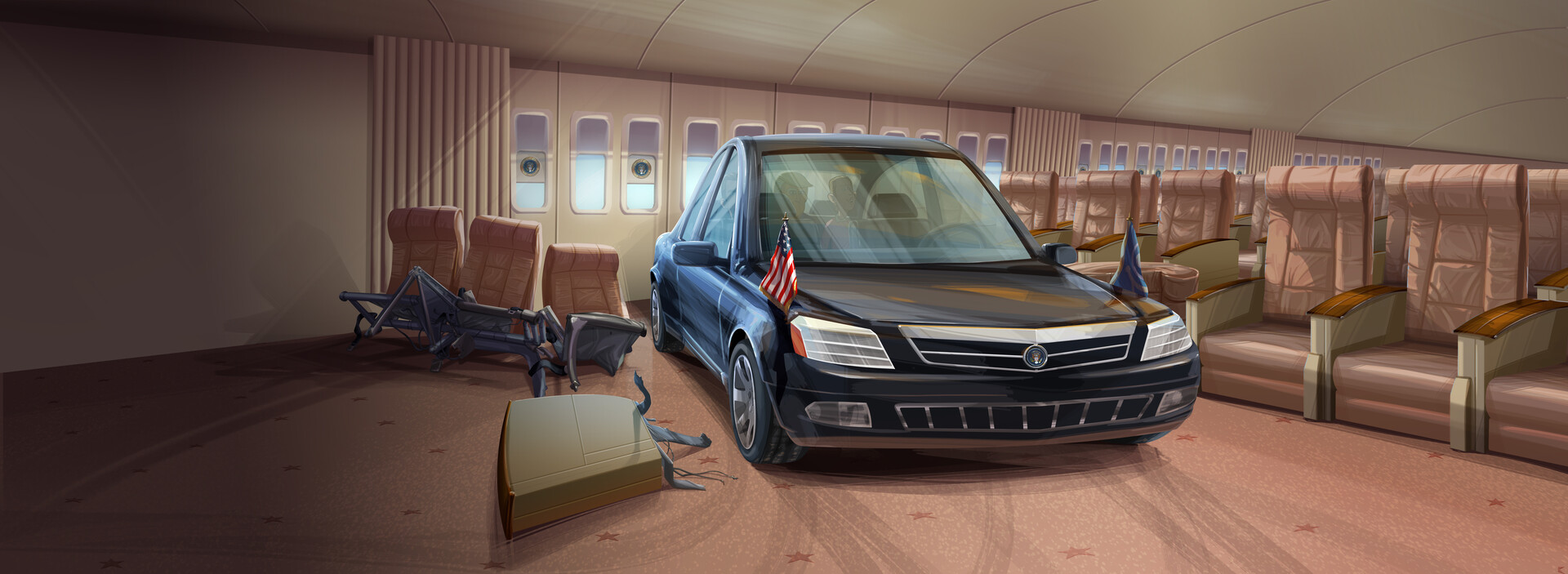 ArtStation - Inside Air Force One