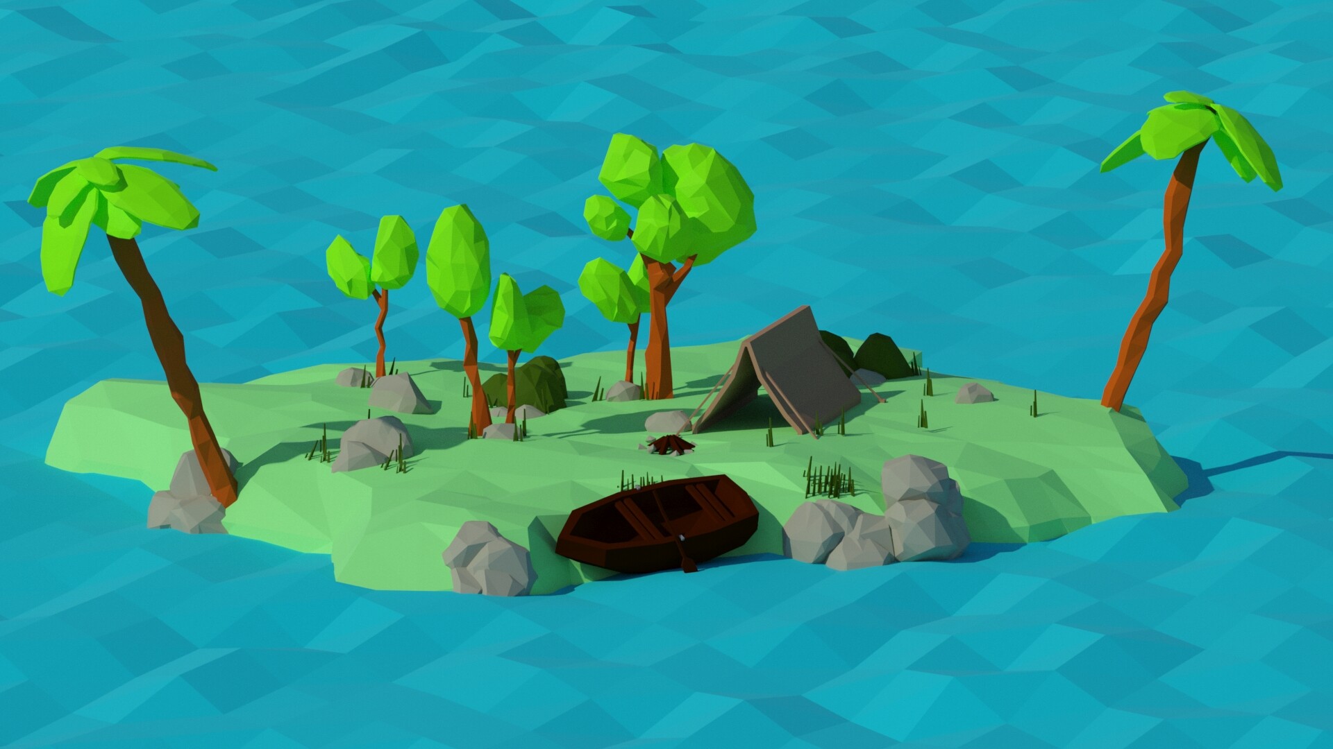 ArtStation - Low poly environment