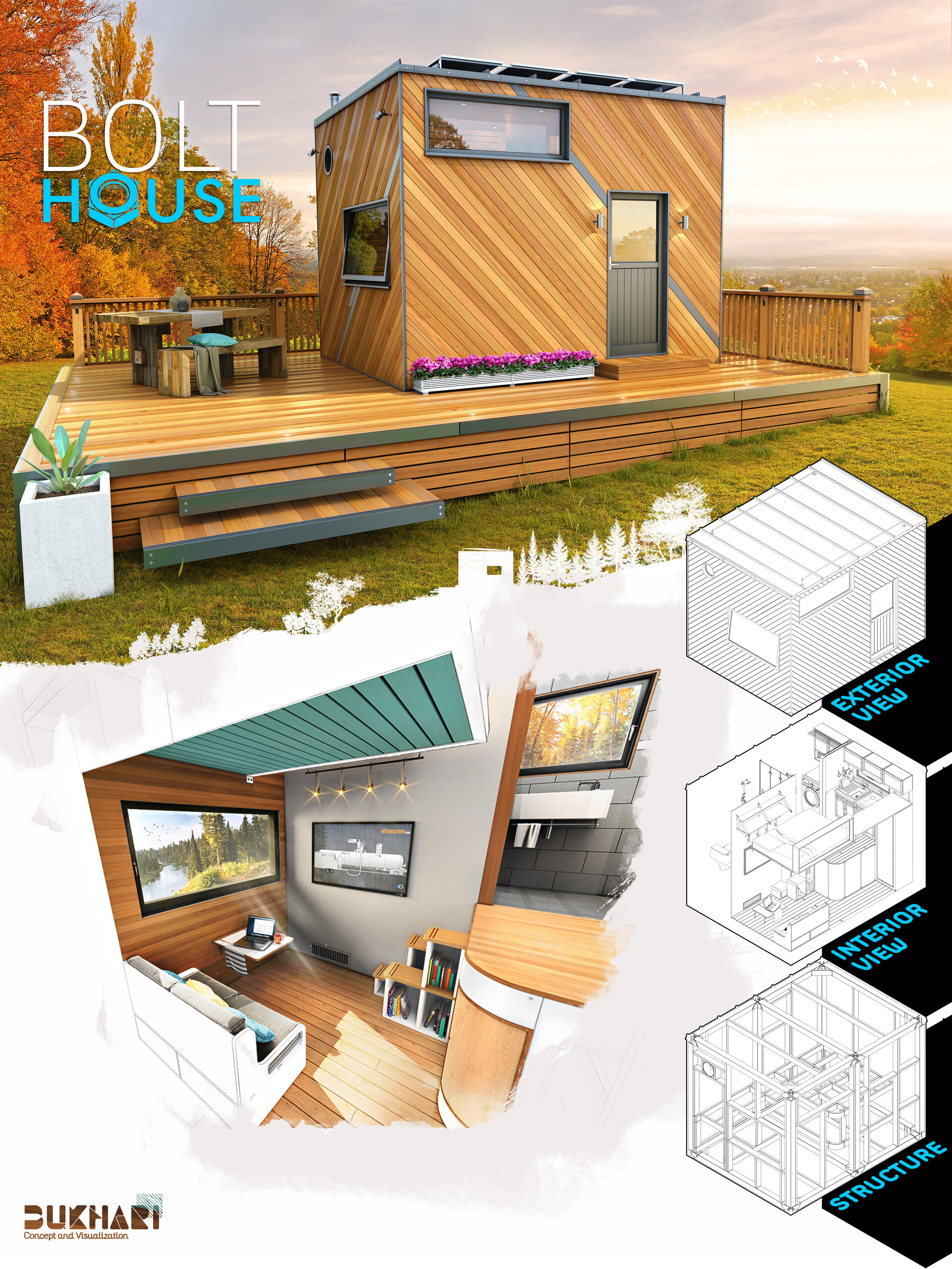 Bukhari Torro - Self-Sustainable Tiny House