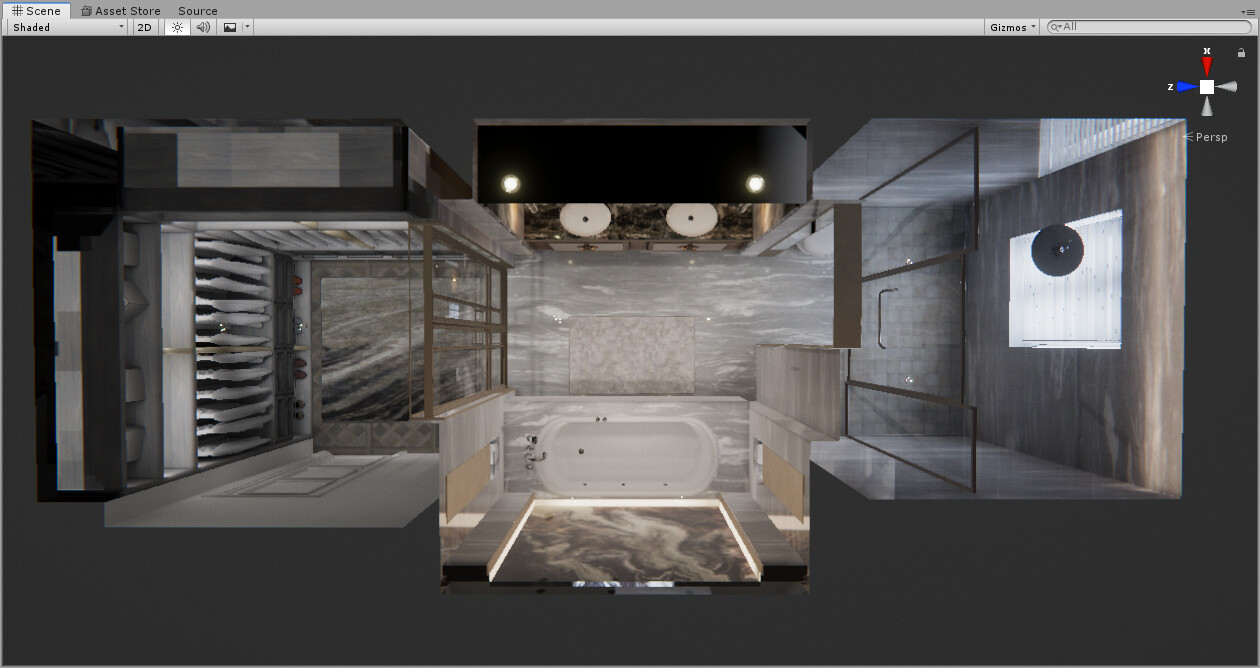 JianTang Dong - Unity-RealTimeRendering-Bathroom