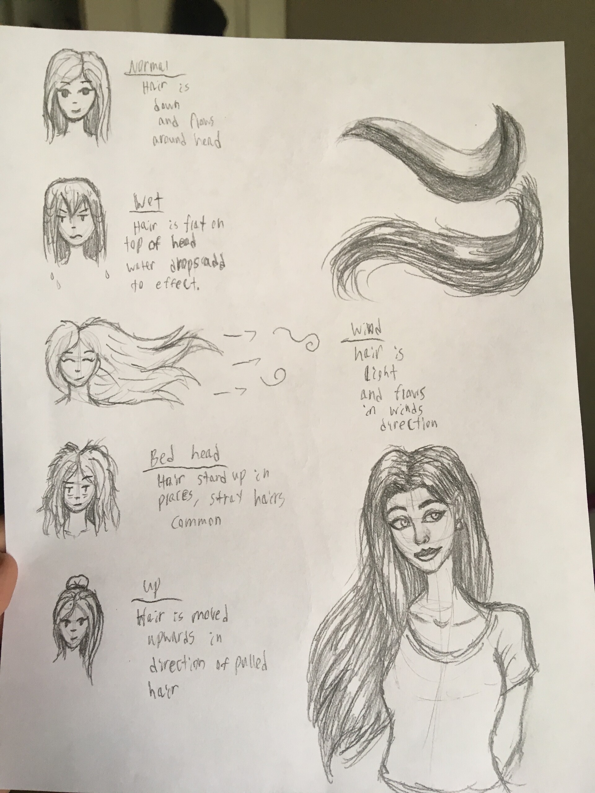 ArtStation - Hair practice