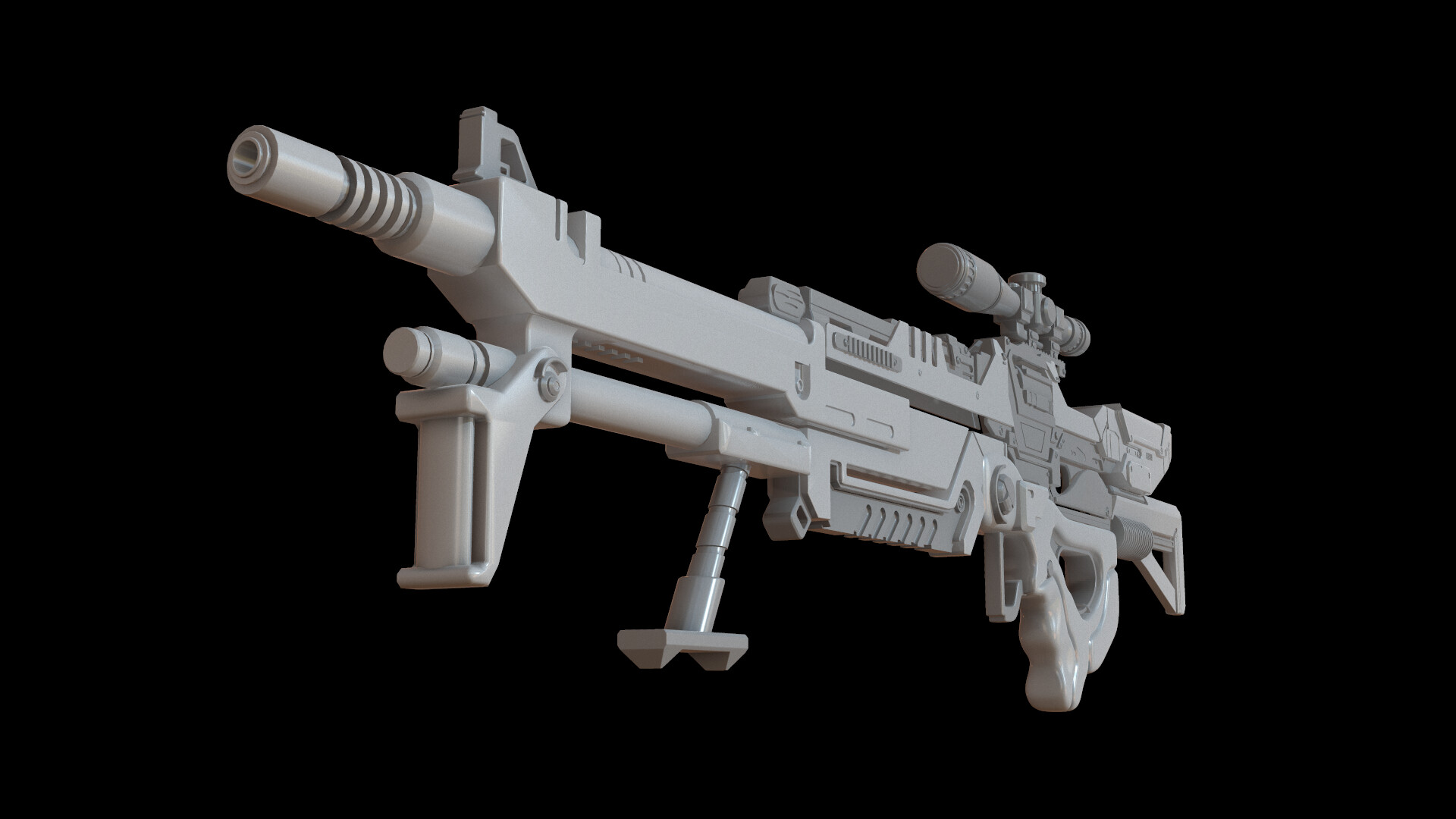 ArtStation - Sniper Weapon