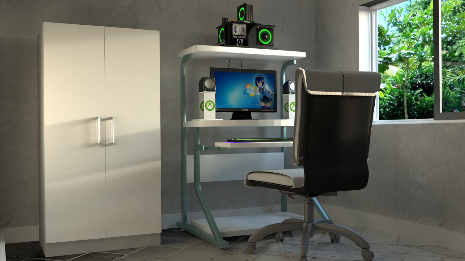 ArtStation - Simple PC corner