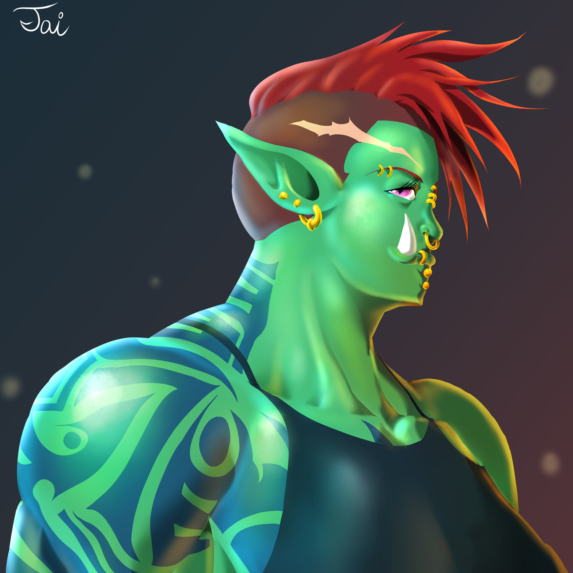 ArtStation - Female Modern Orc