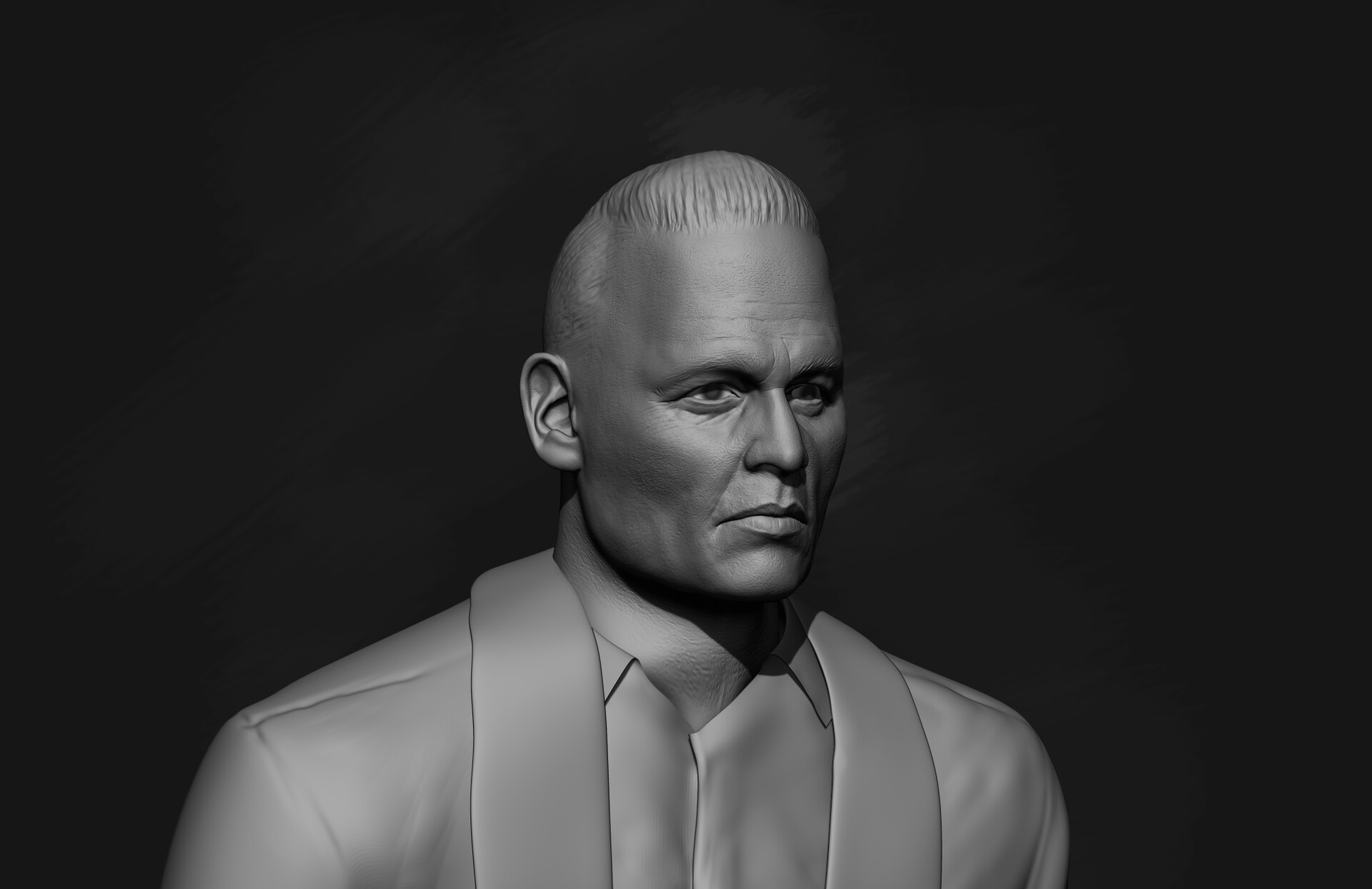 ArtStation - JohnnyDepp-WIP