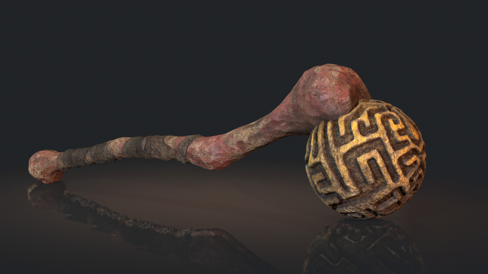 Kai Shih - African style melee weapons close-up