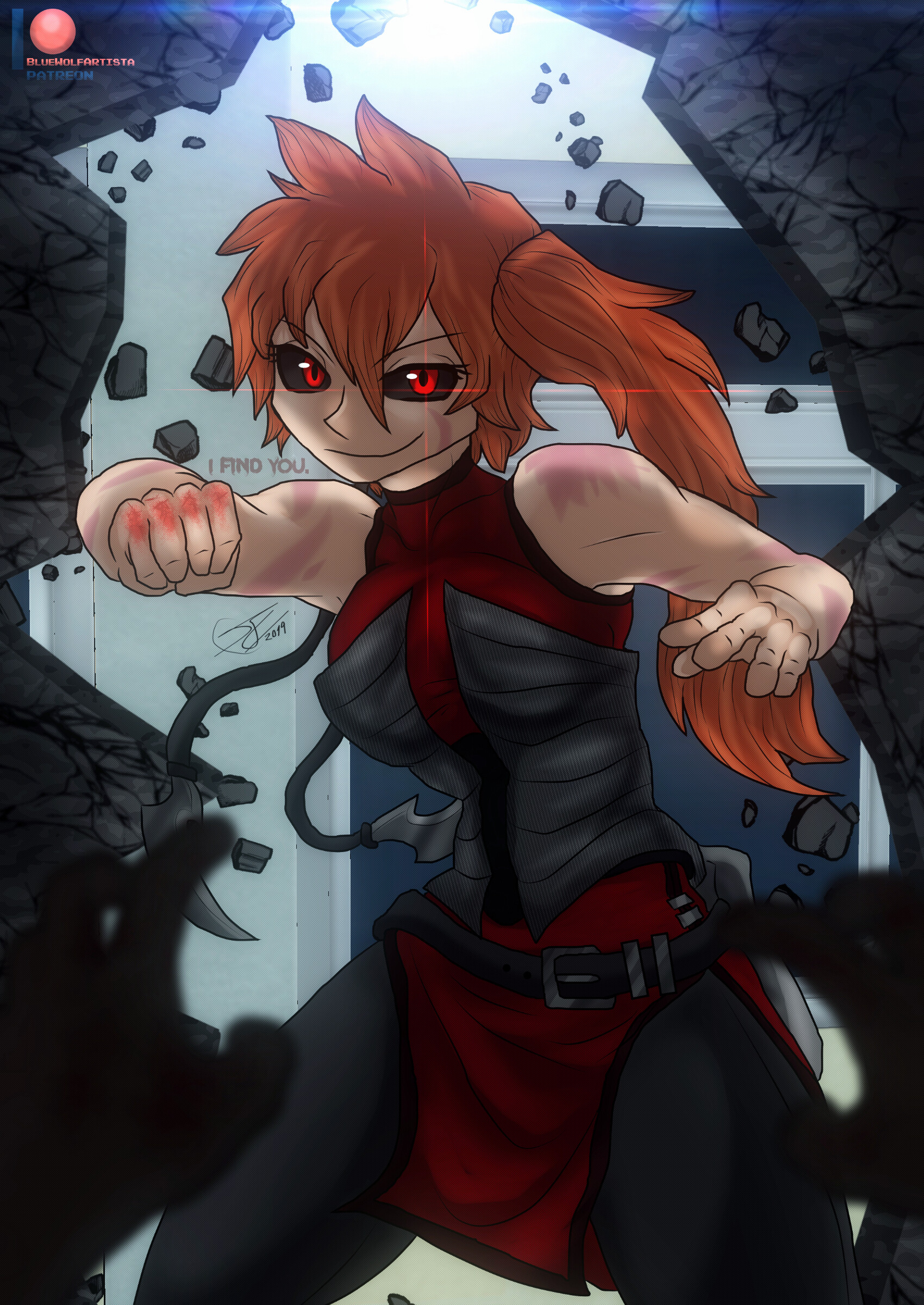 ArtStation - Brightburn - Corrupt Itsuka Kendo by Grox9909