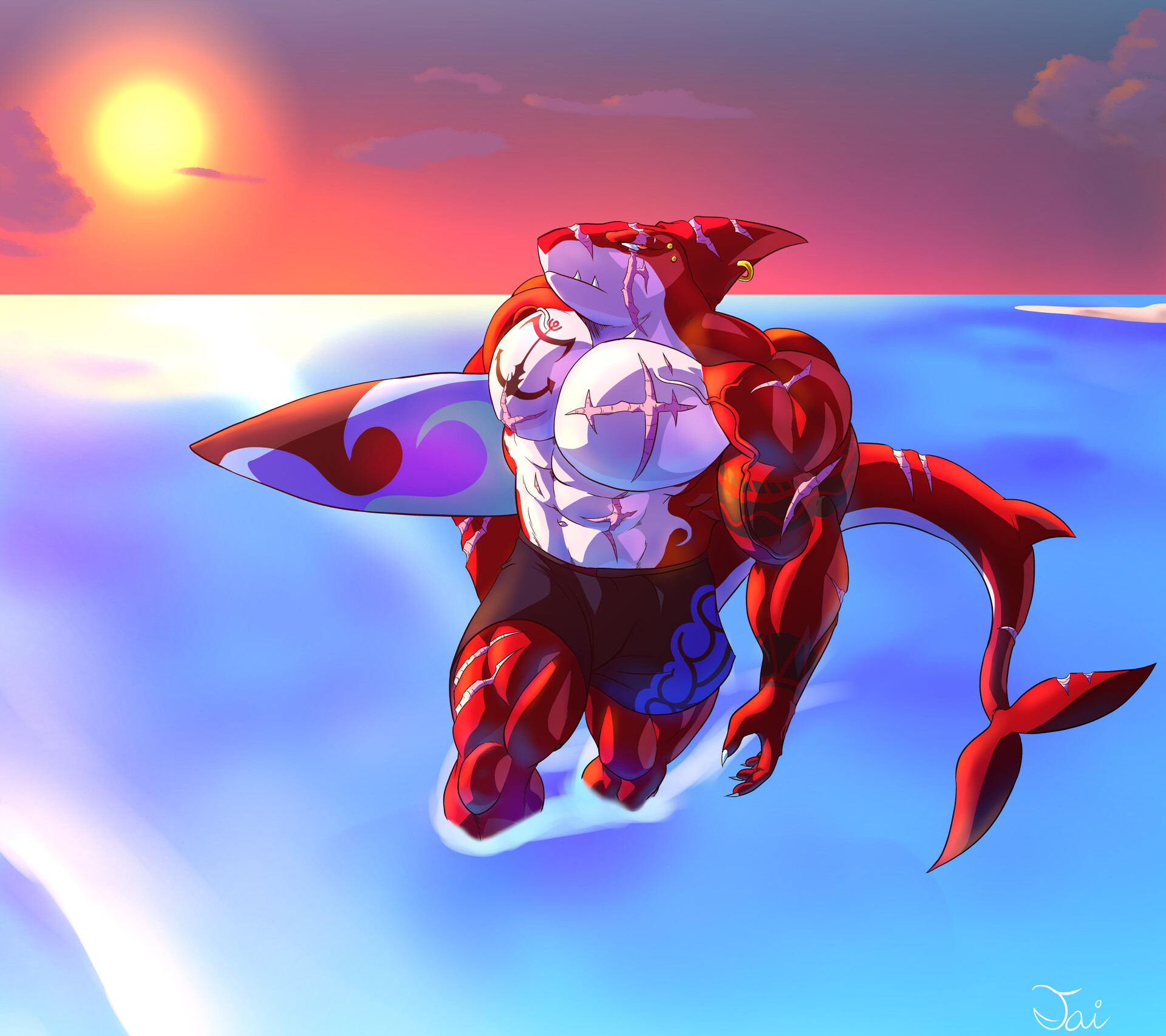 ArtStation - Red Shark - Shark Week 2019