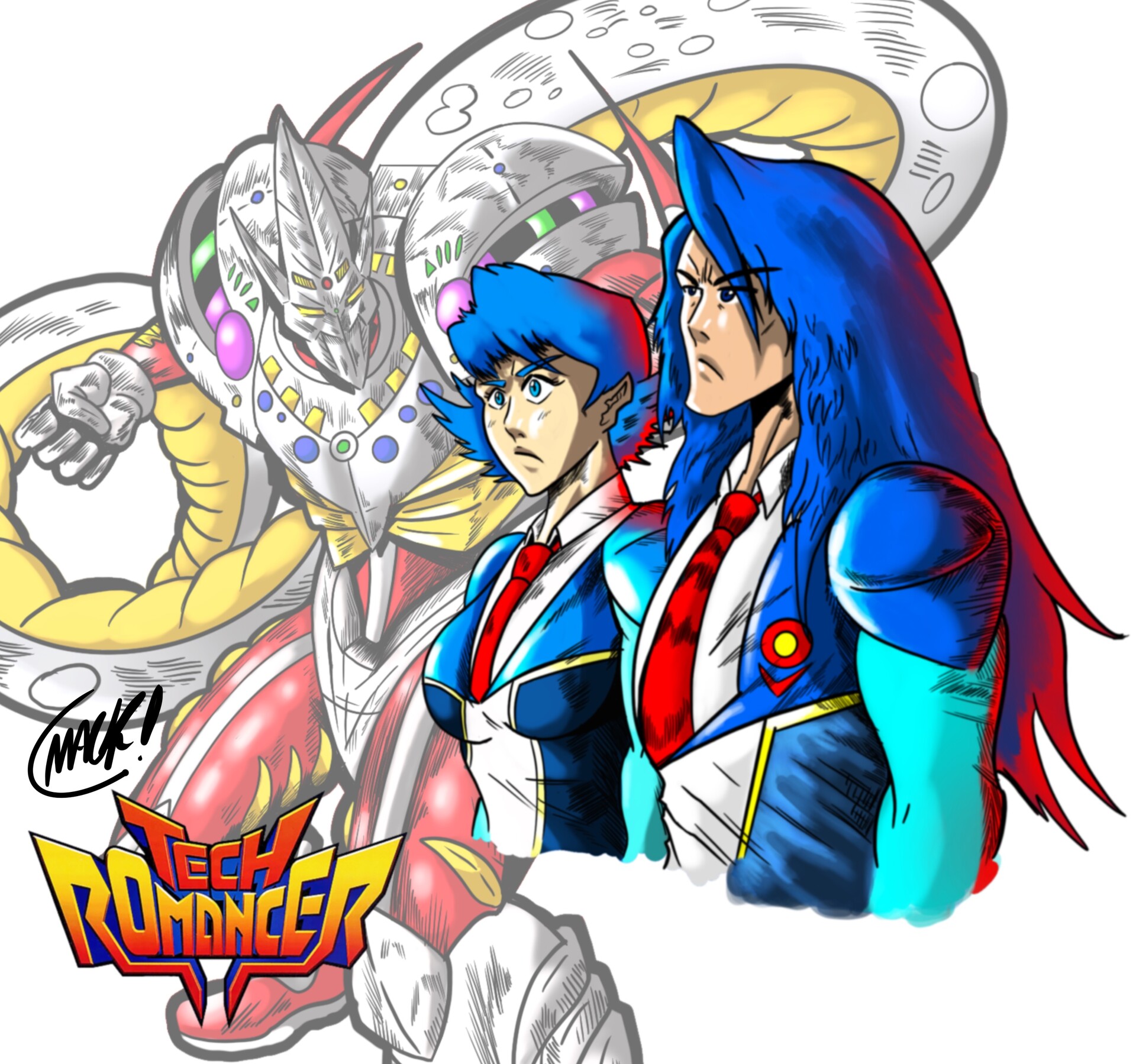 ArtStation - Tech Romancer Reboot Kei/Kai and Pulsion