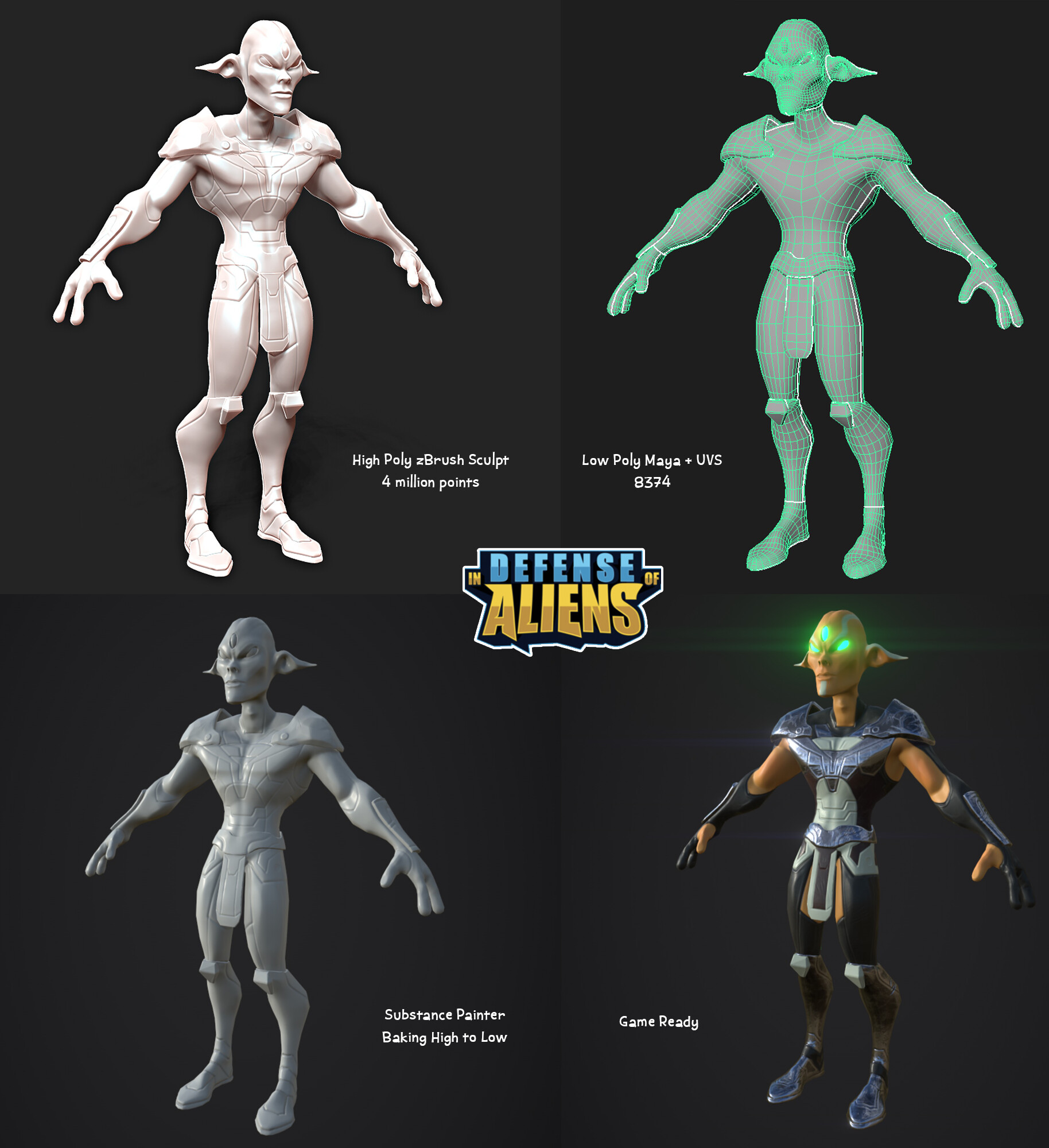 ArtStation - Alien Warrior