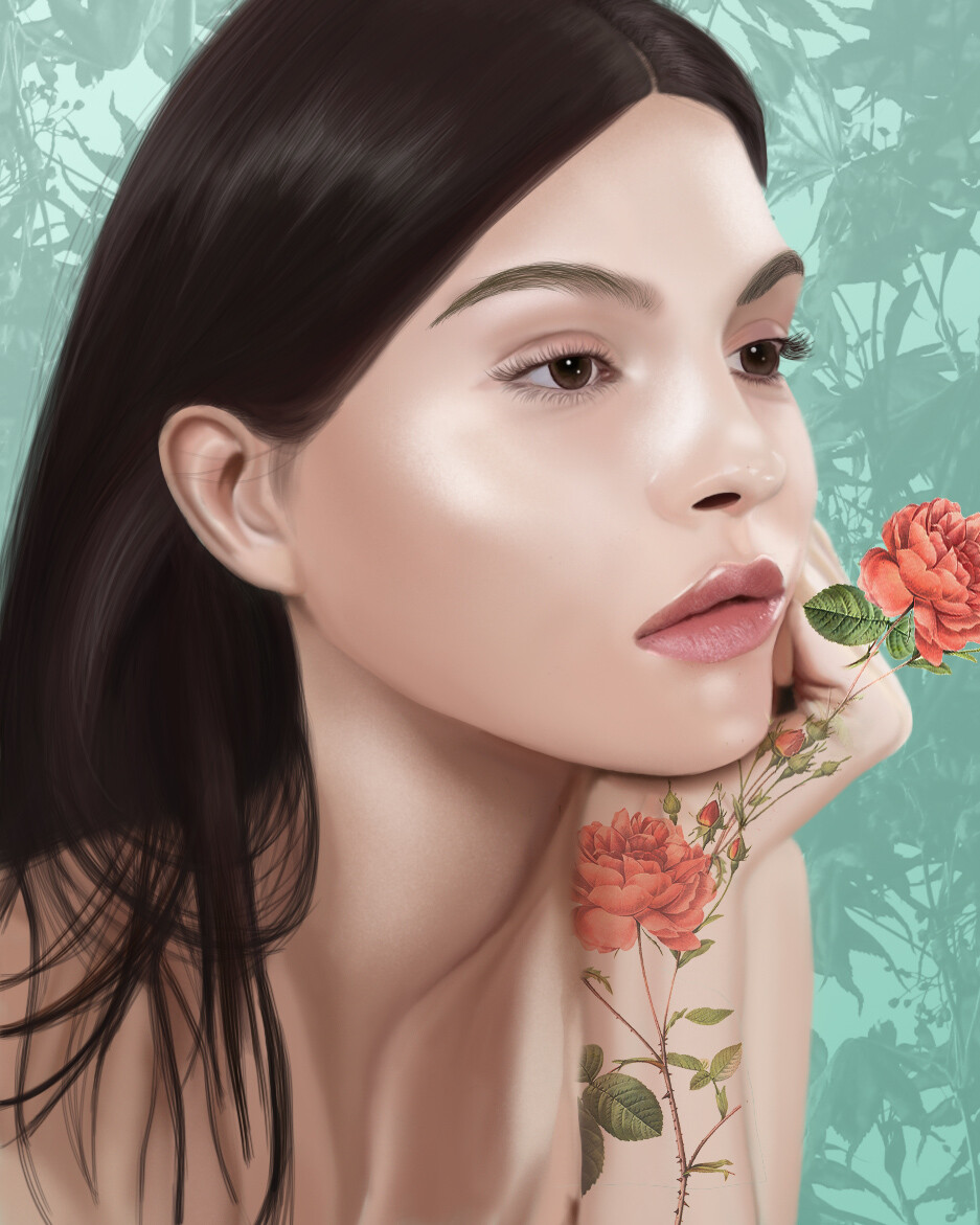 ArtStation - Rose Girl