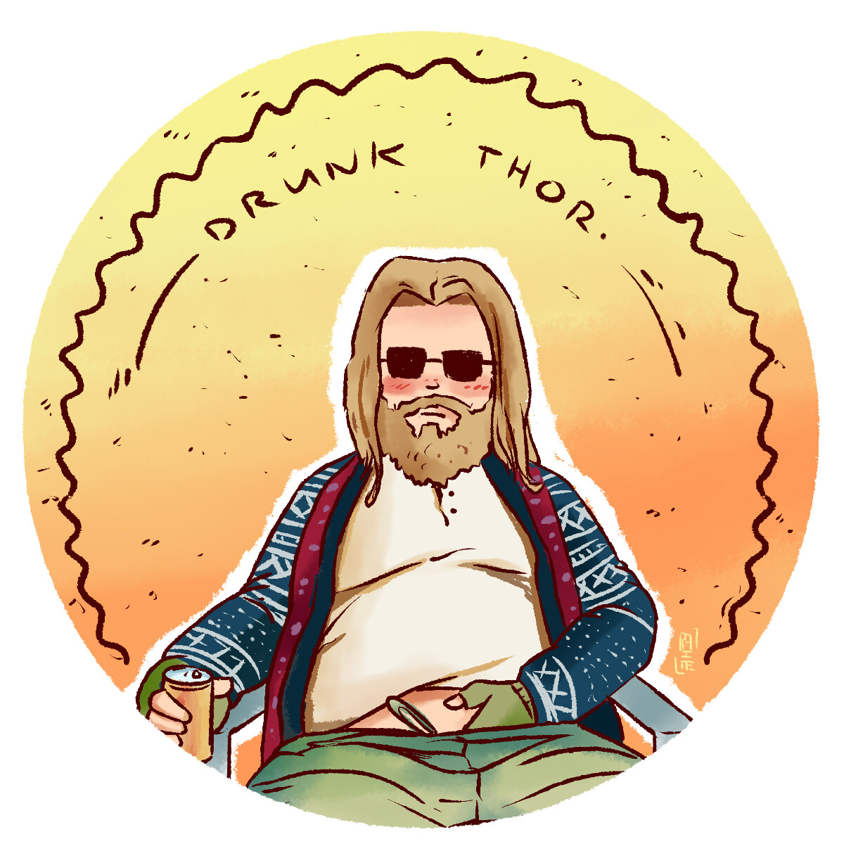ArtStation - drunk thor